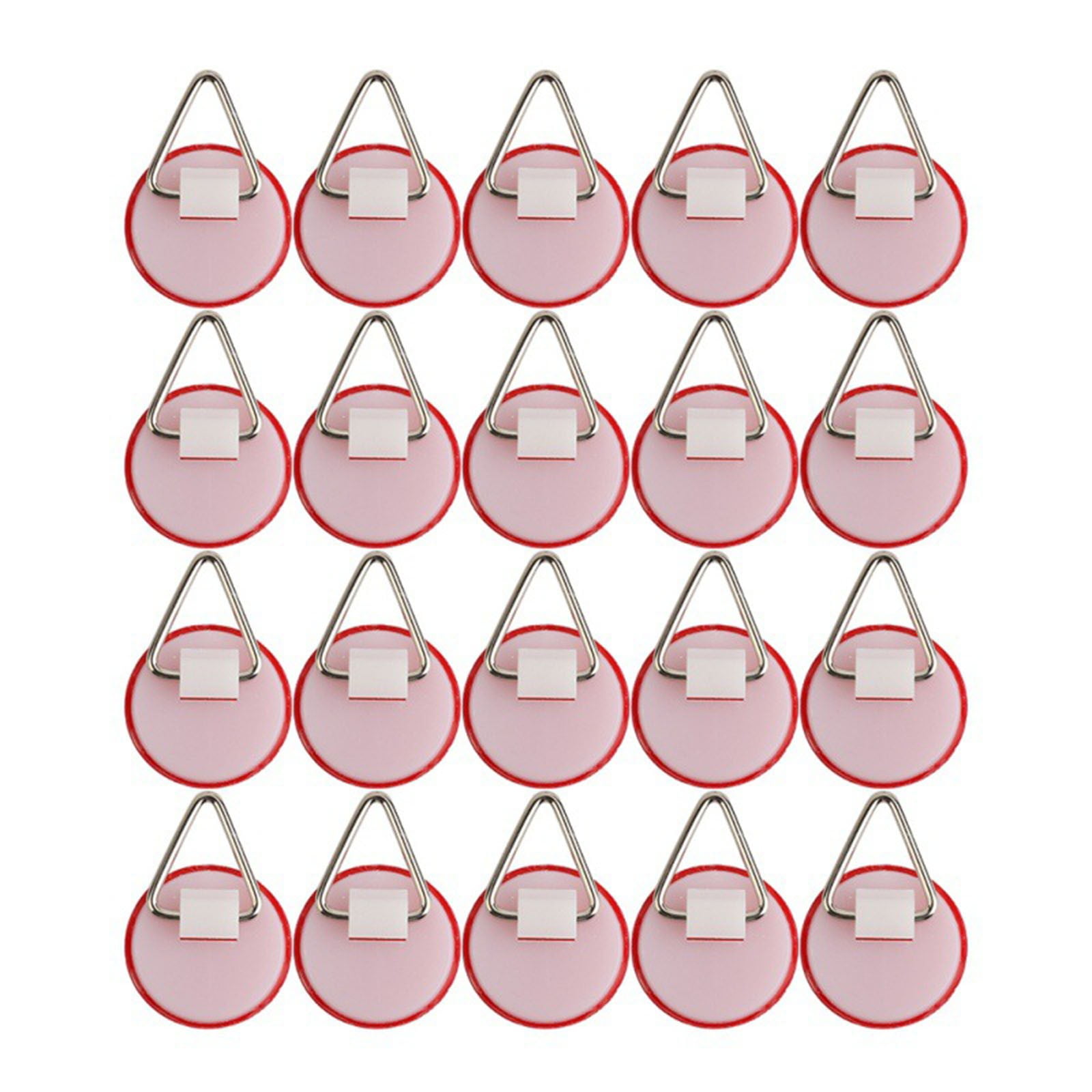 20x Disc Plate Hangers Picture Hanging Stick on Invisible Hooks ...