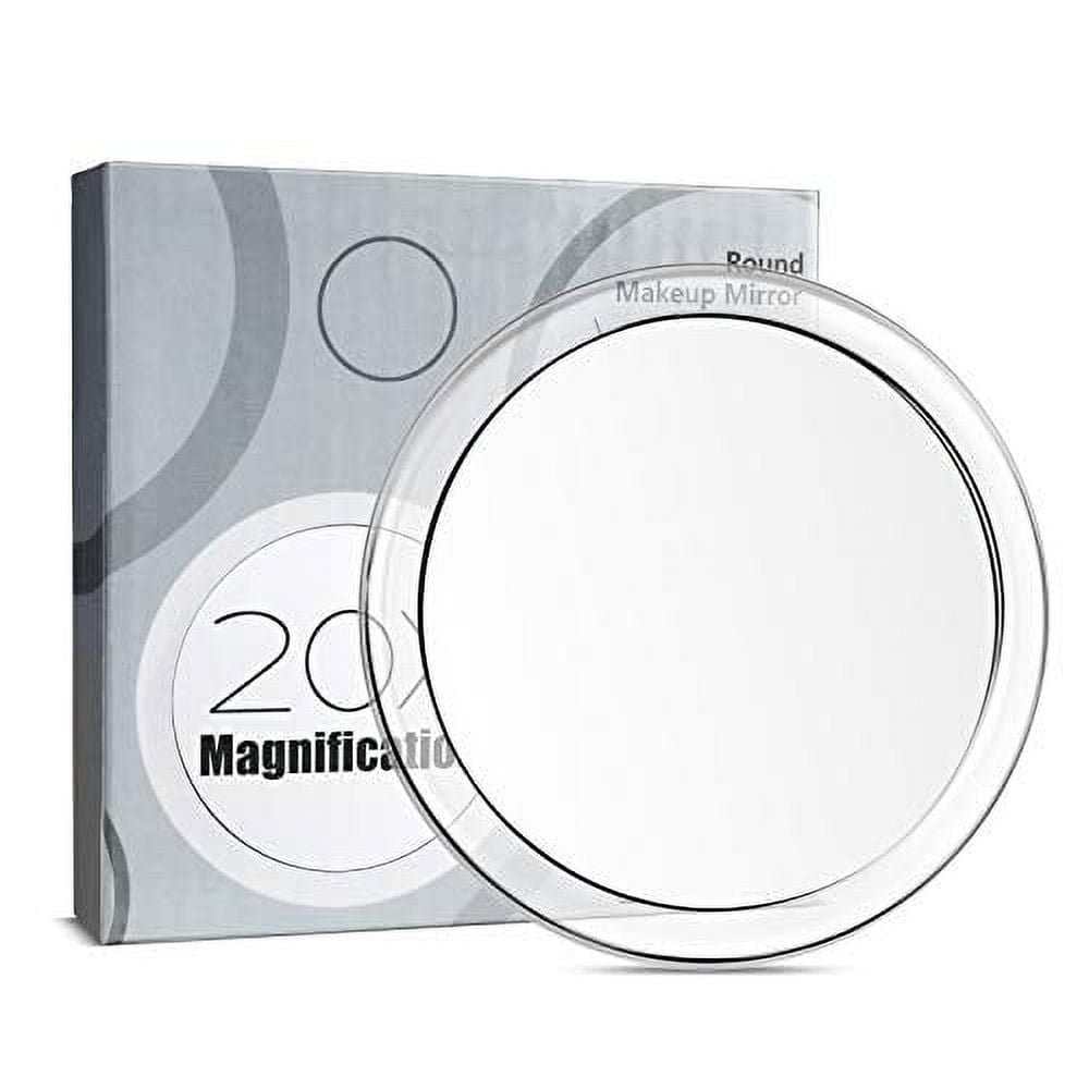 20x Magnifying Mirror-Snowflakes Magnified Mirror,4Inches Round Mirror ...
