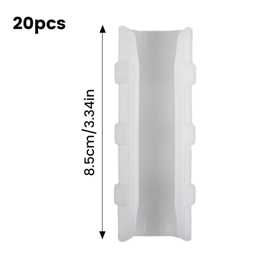 20x Pipe Clamps Plant Stakes Greenhouse Film Row Cover Netting Tunnel ...