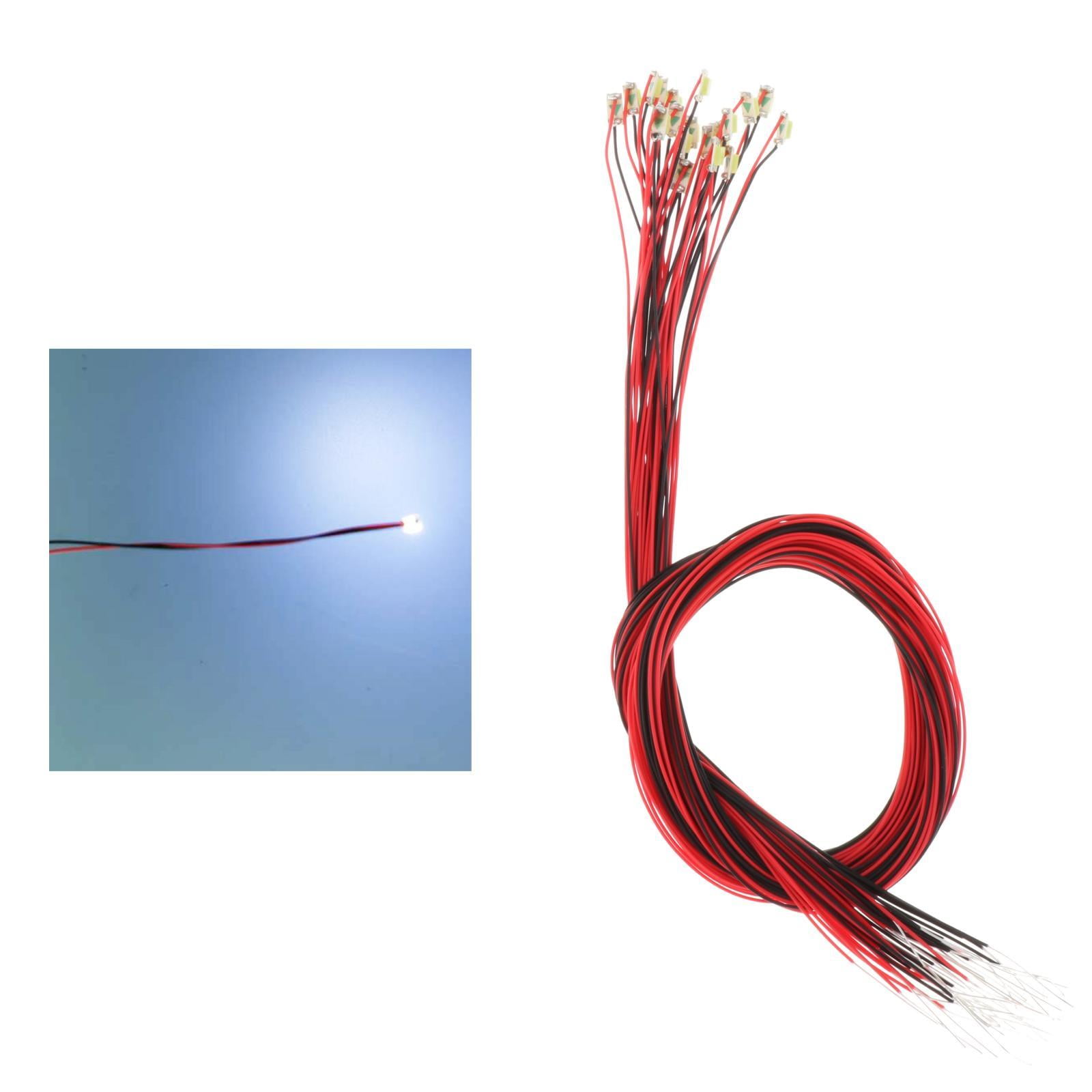 20x SMD Model Pre-soldered Leads Wires 12Inch for /Railway Model Scenes ...