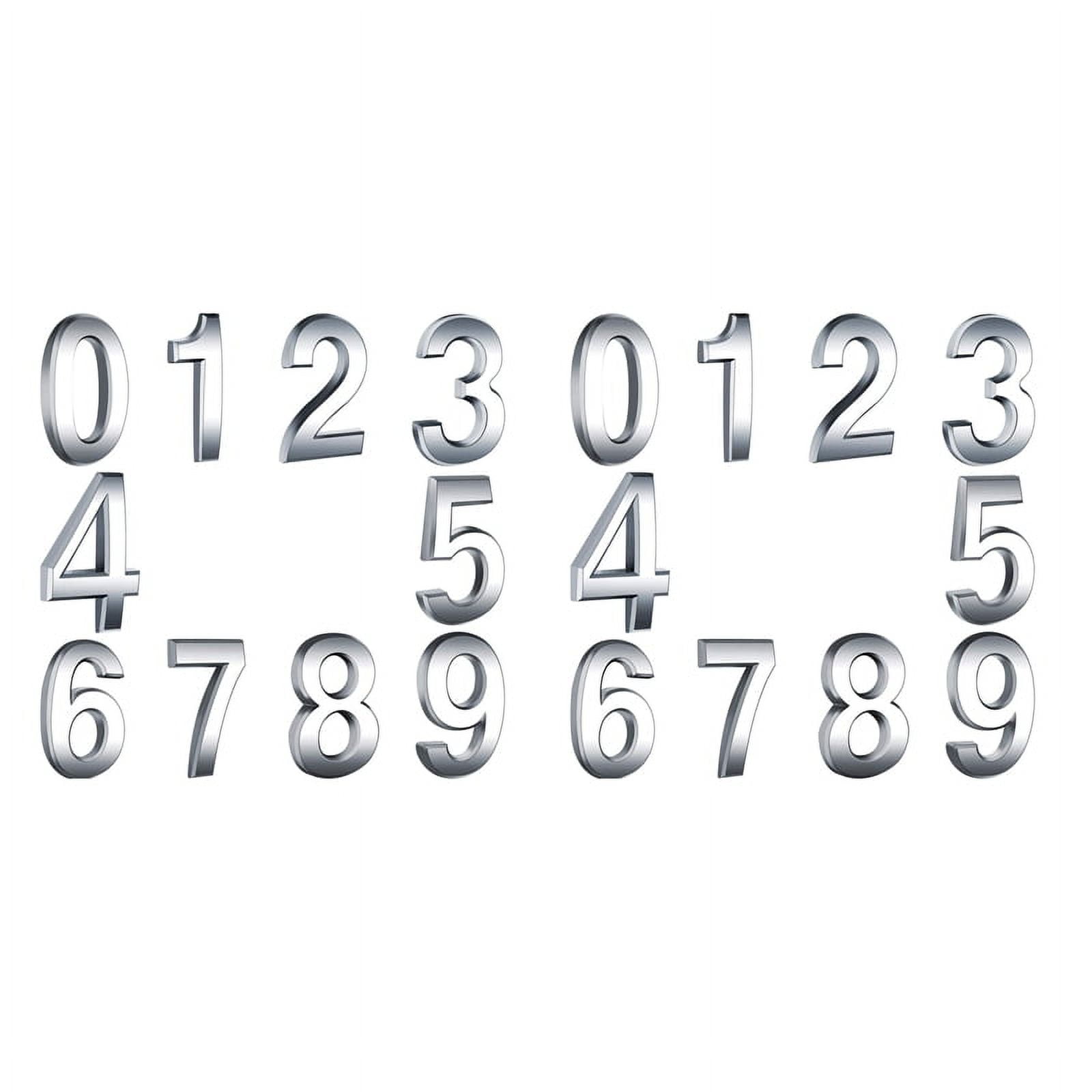 20x Self-Adhesive Door House Numbers Mailbox Numbers Street Address ...