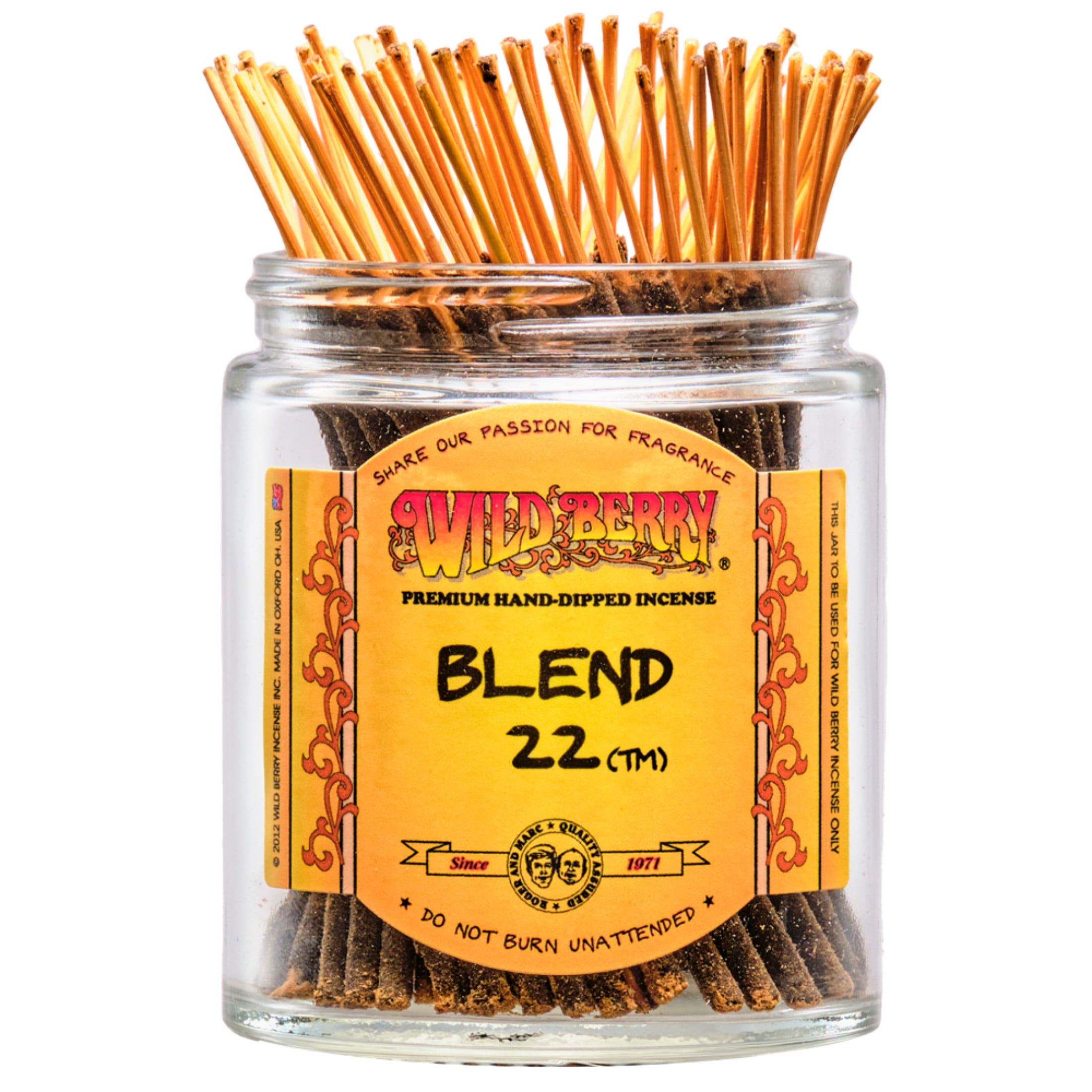 20x Wild Berry Shorties 4" Incense Sticks - Blend 22 - USA Made Hand ...