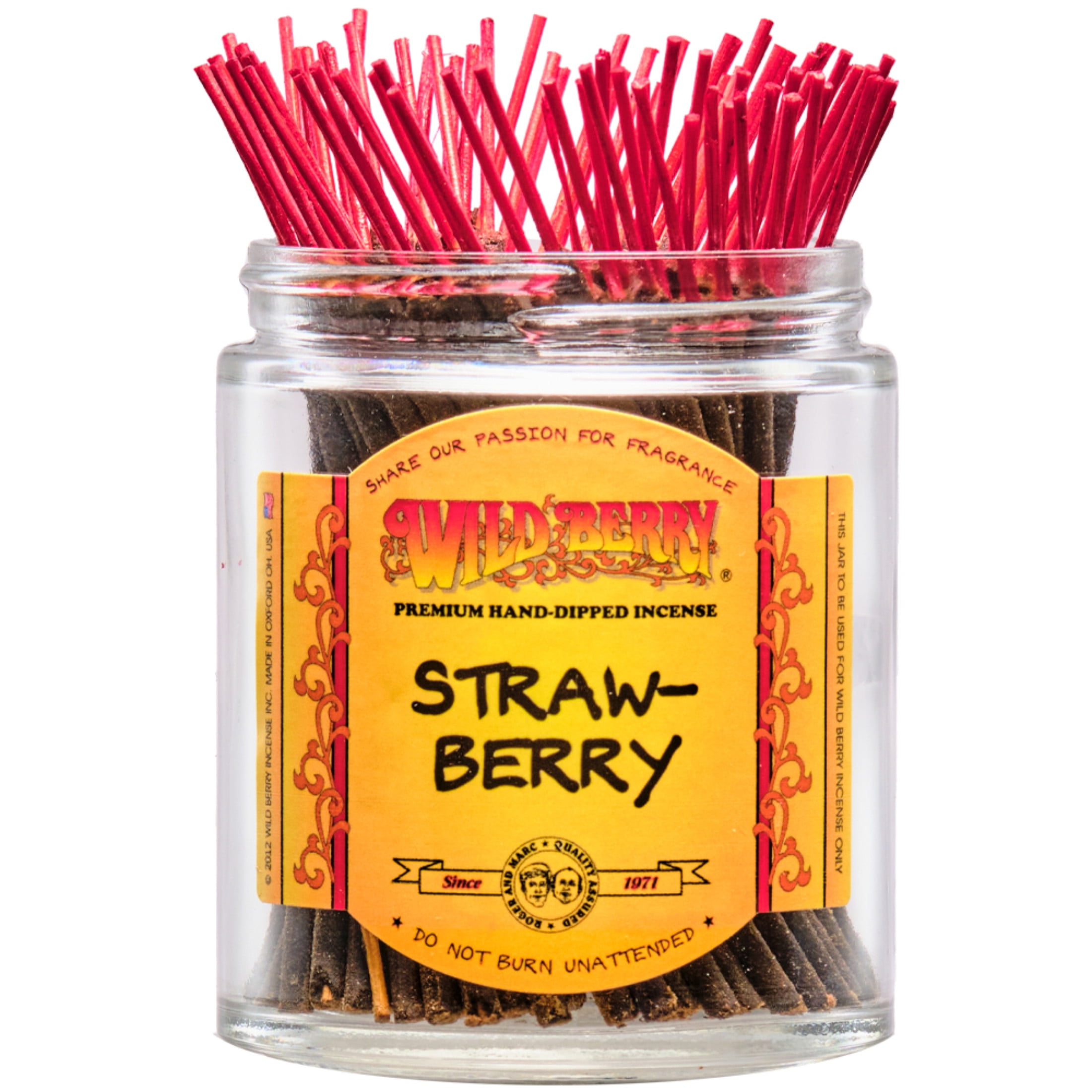 20x Wild Berry Shorties 4" Incense Sticks - Strawberry - USA Made Hand ...