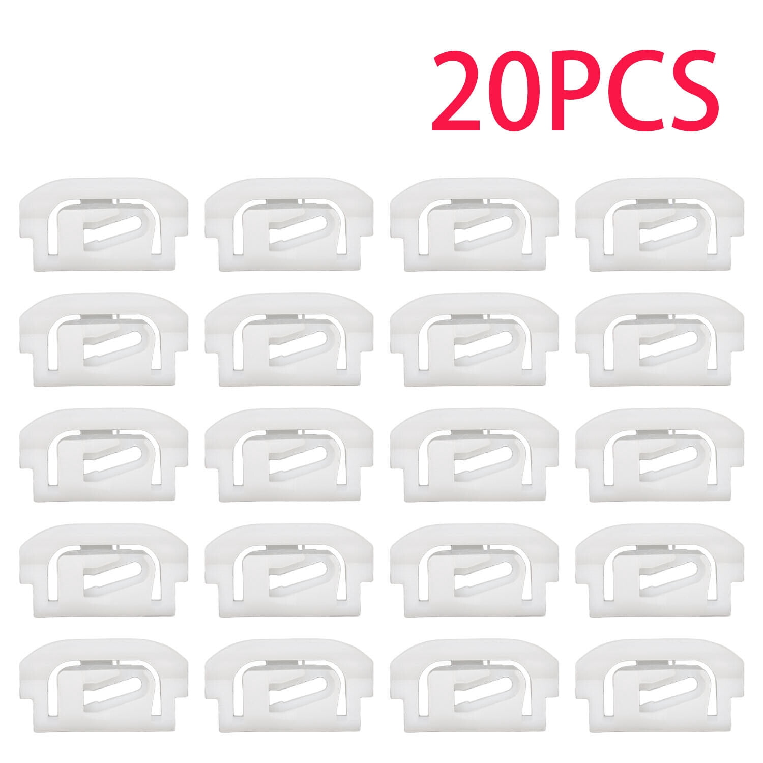 20x Windshield & Rear Window Trim Molding Clips for 1975-1990 Chevy ...