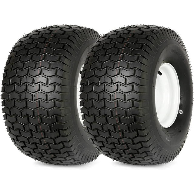 Set of 2 Tubeless Lawn Tires 20x10.00-8 with Rim, Fits John Deere Mower ...