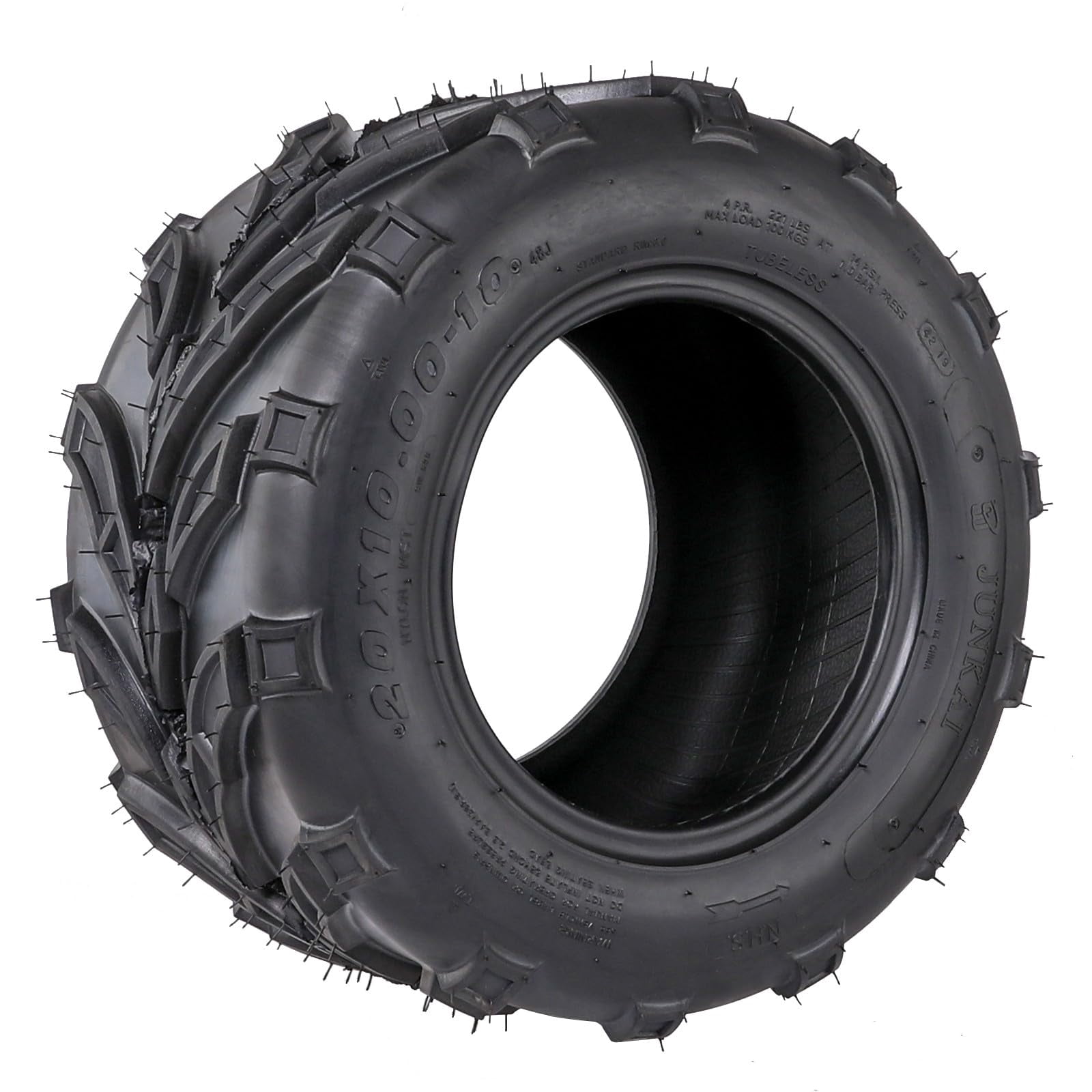 20x10-10 Golf Cart ATV Tires 4 Ply 20x10x10 Lawn Mowers Off-Road ...