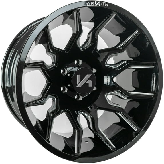 20x10 Black Milled Wheel Arkon Off-Road Roosevelt 8x6.5 -25 - Walmart.com