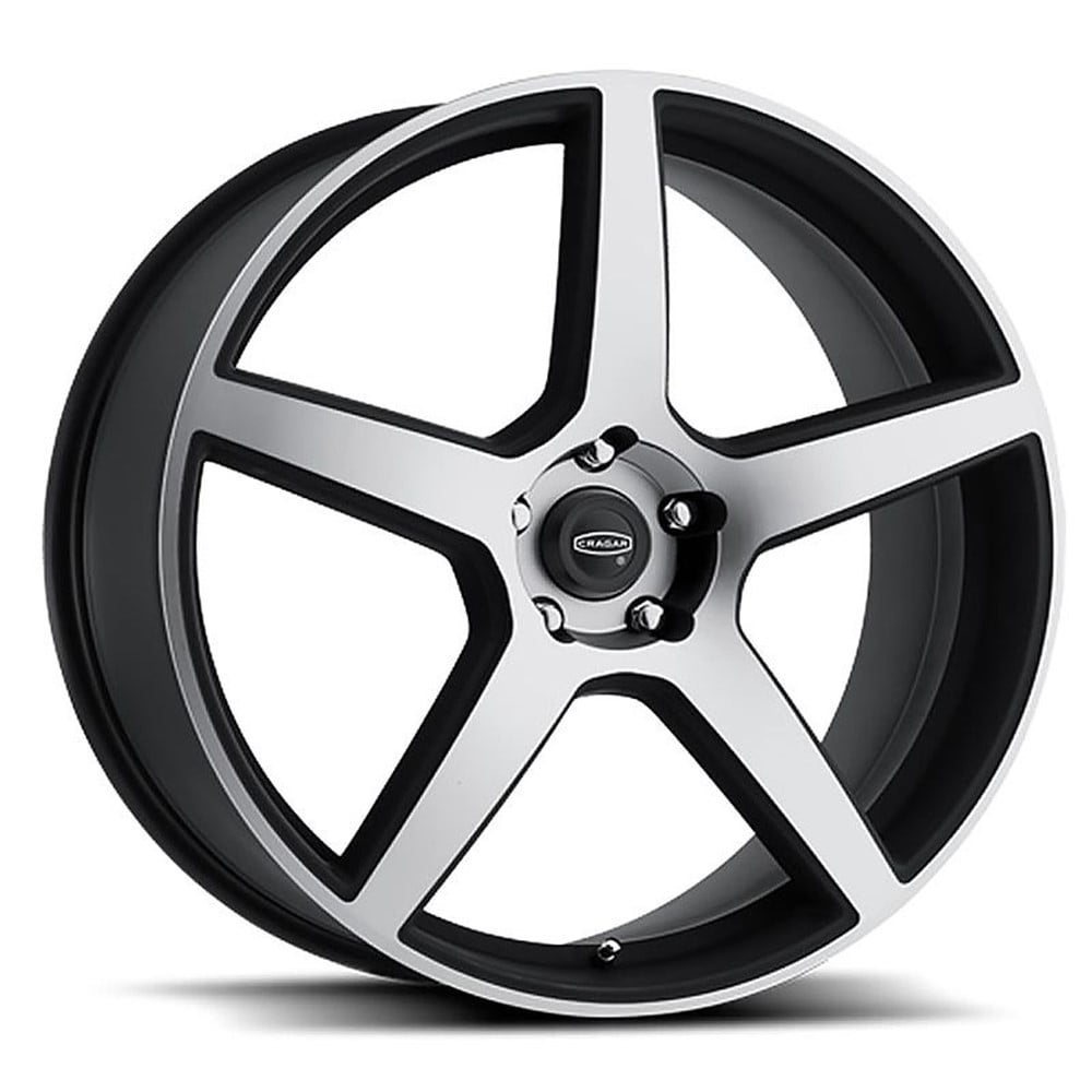 20x10 Cragar 620MB Modern Muscle Blk & Machined Wheel 5x120 (39mm) - Walmart.com