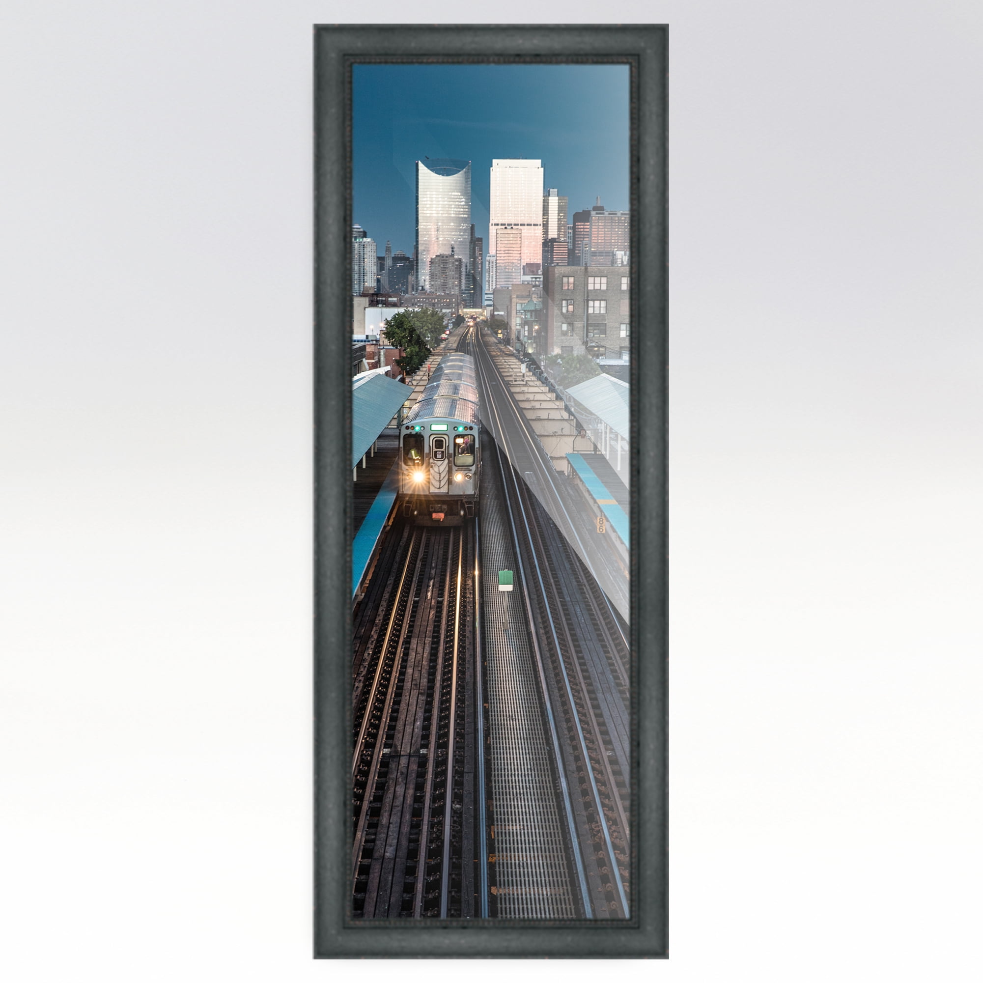 20x10 Frame Black Real Wood Picture Frame Width 2 inches | Interior ...