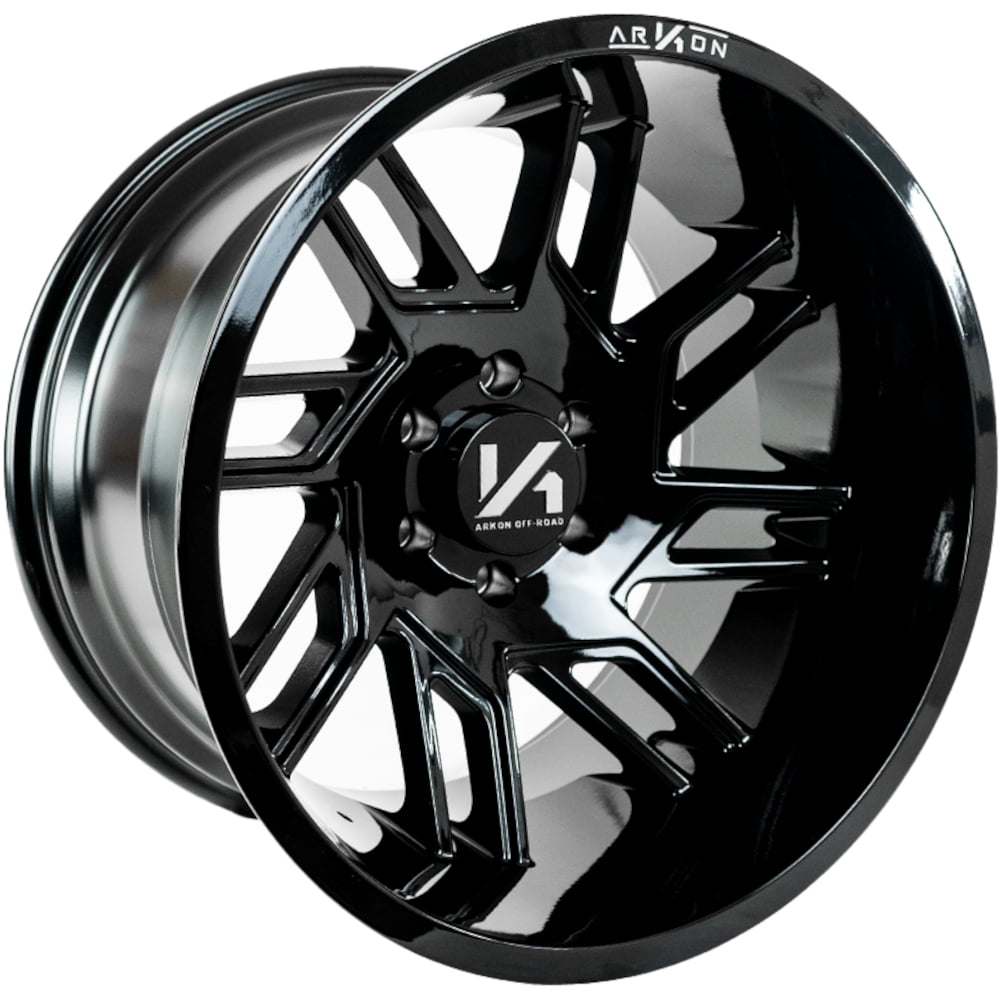 20x10 Gloss Black Wheel ARKON OFF-ROAD DaVinci (Proper Directional) 6x5 ...