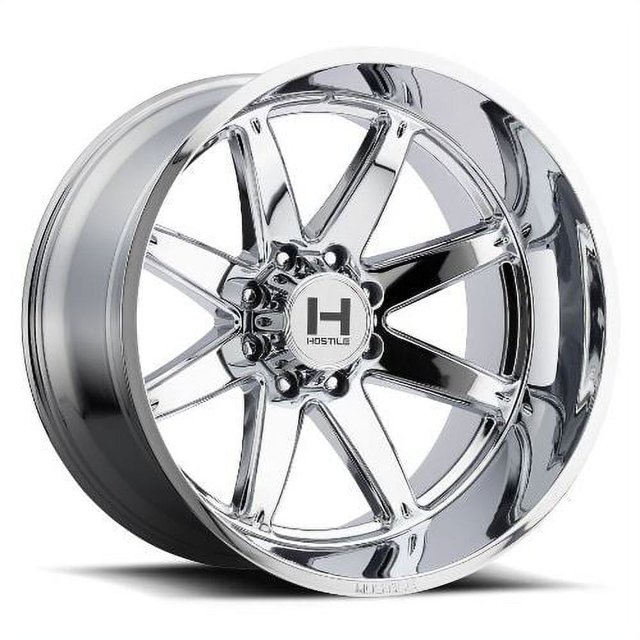 20x10 Hostile H109 Alpha Armor Plated (Chrome) Wheel 8x170 (-19mm ...