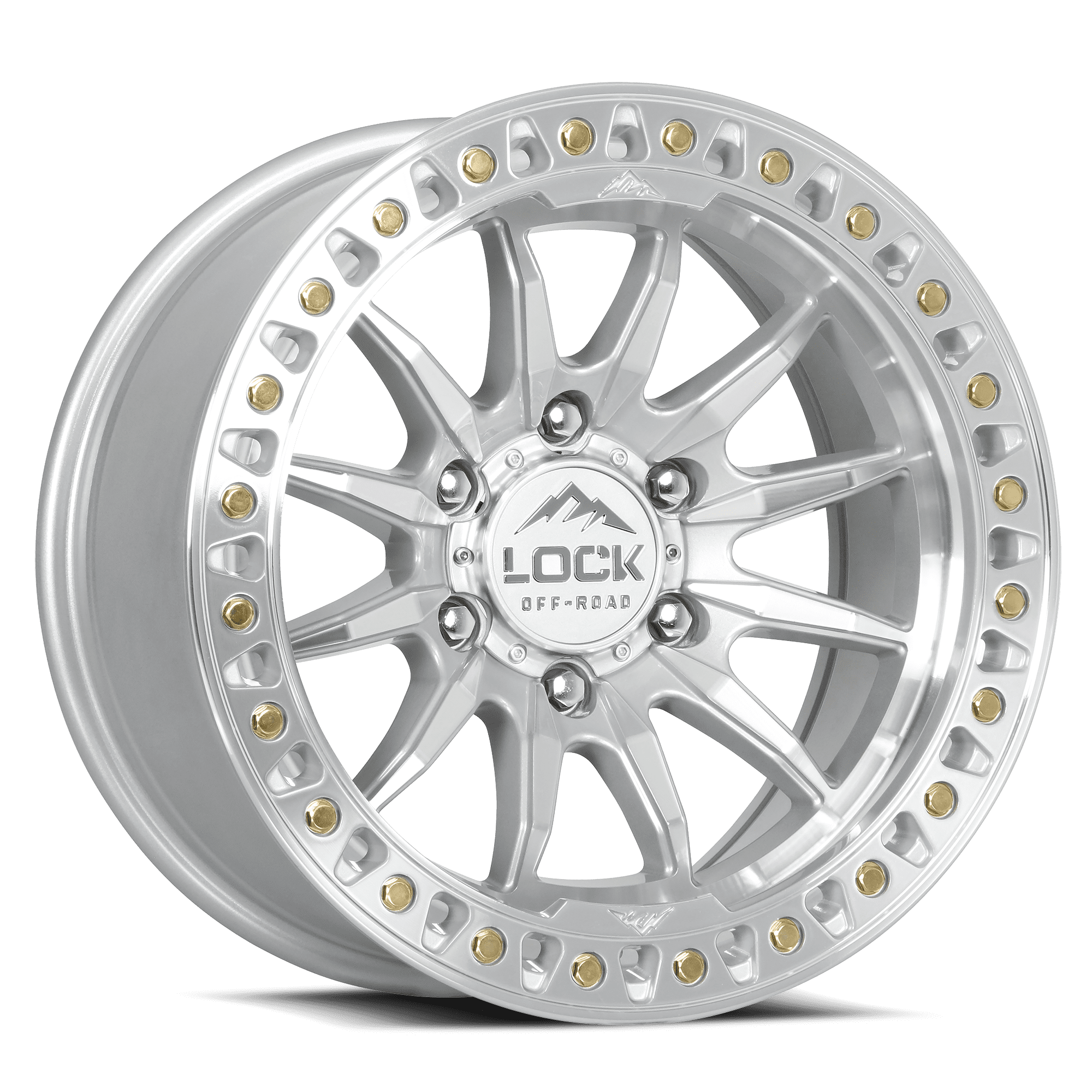 20x10 Lock Off-Road Trail Machine With Clear Coat Wheel 8x6.5 (-18mm ...