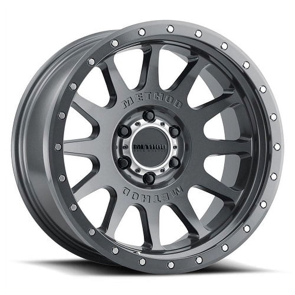 20x10 Method MR605 NV Titanium Wheel 5x5.5 (-24mm) - Walmart.com