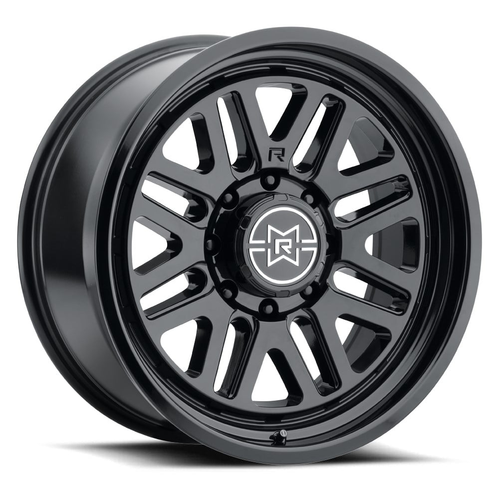 20x10 Method MR804 Raised Gloss Black Wheel 8x6.5 (-18mm) - Walmart ...