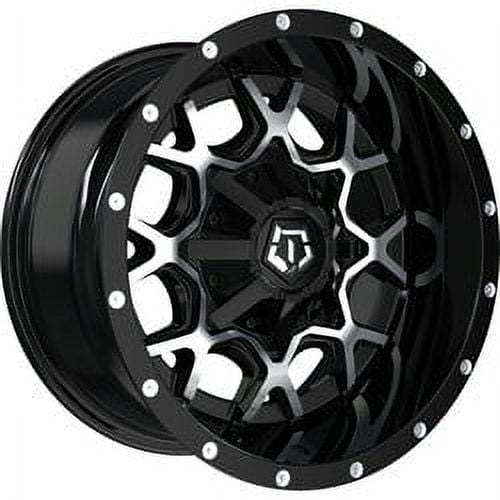 20x10 TIS 549MB Gloss Black Machined Face Wheel 8x170 (-19mm) - Walmart.com