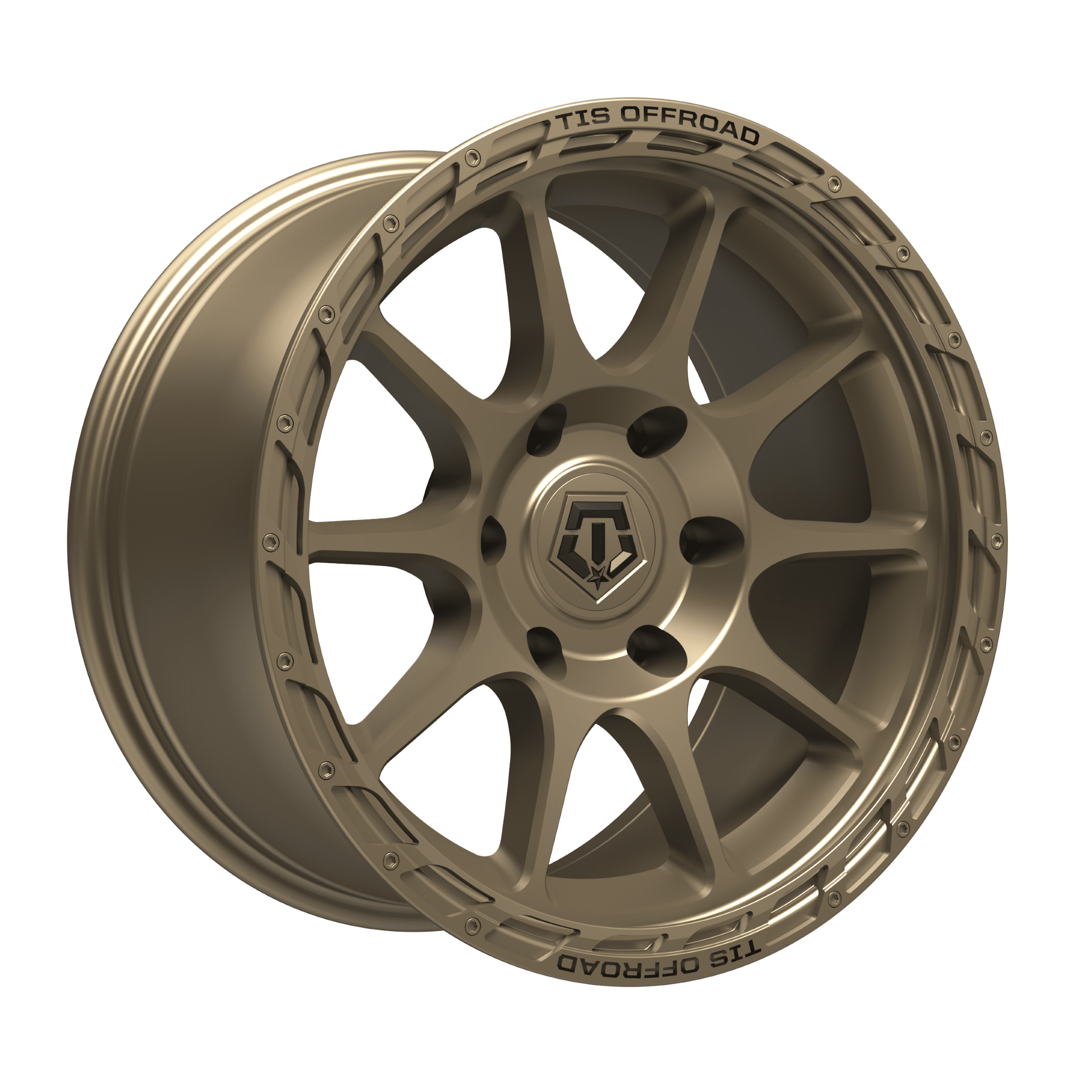 1 TIS 20x10 8X180 -24 563BZ Bright Satin Bronze Wheel Rim - Walmart.com
