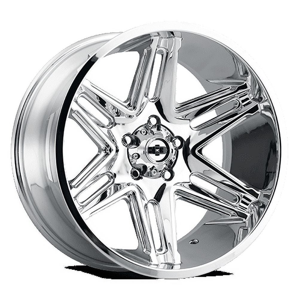20x10 Vision 363 Razor Chrome Wheel 5x5 (-25mm) - Walmart.com