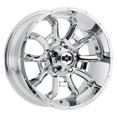 20x10 Vision Off-Road 415 Bomb Chrome Wheel 8x180 (-25mm) - Walmart.com