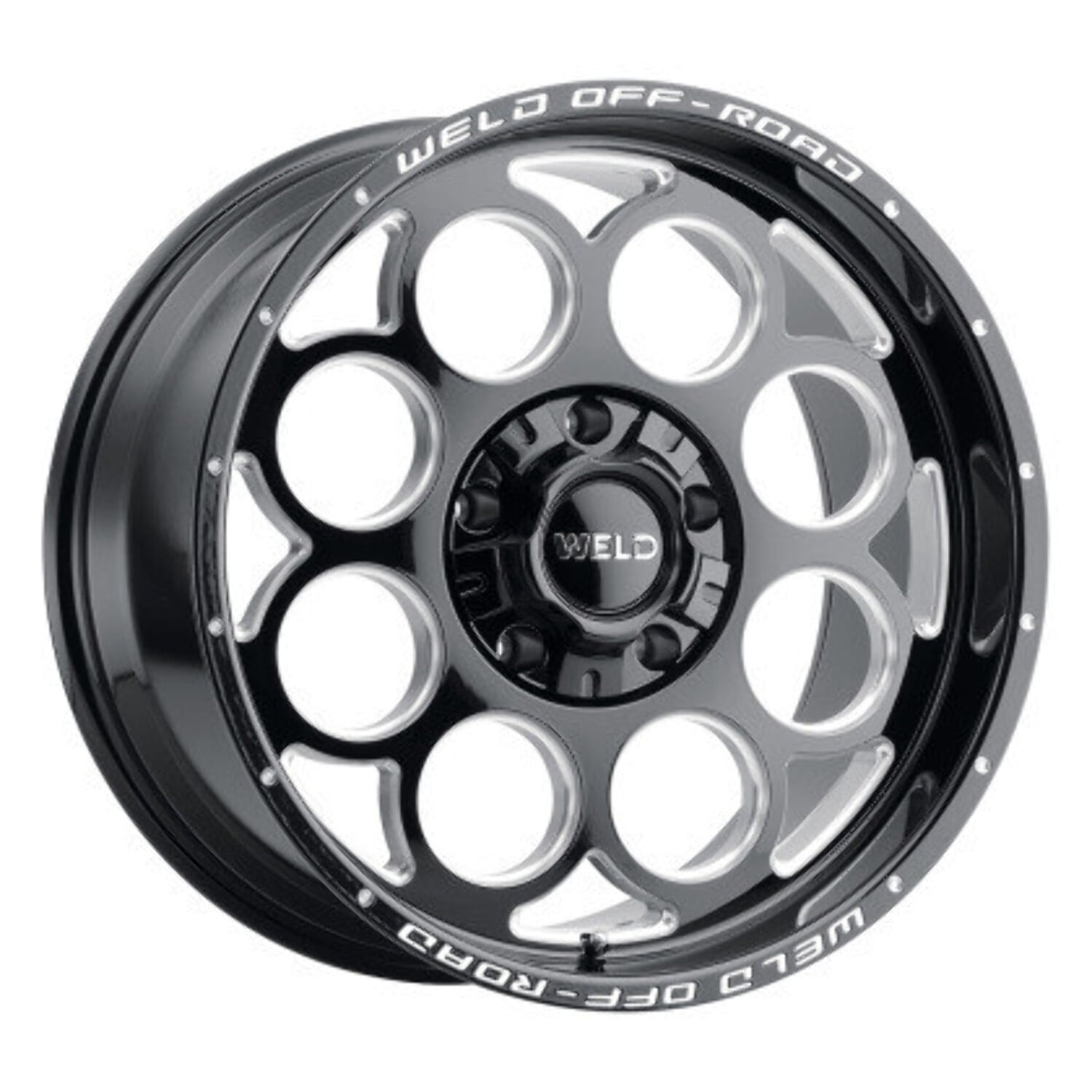 20x10 WELD Off-Road W113 Redondo Gloss Black and Milled Wheel 6x135/6x5 ...