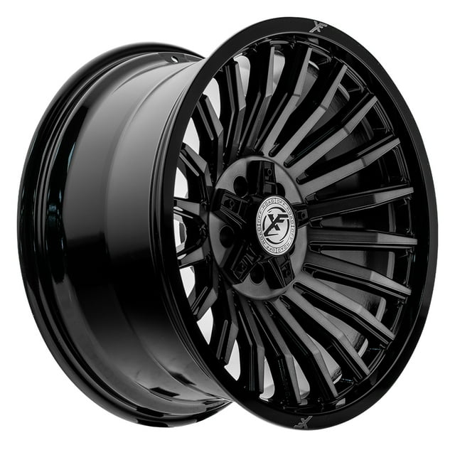 20x10 XF Off-Road XF-231 Gloss Black Mach Titanium DDT Wheel 8x6.5 ...