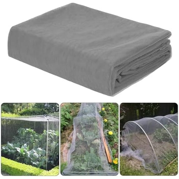 20x10Ft Mosquito Netting Garden Mesh Netting, Fly Bird Net Barrier ...
