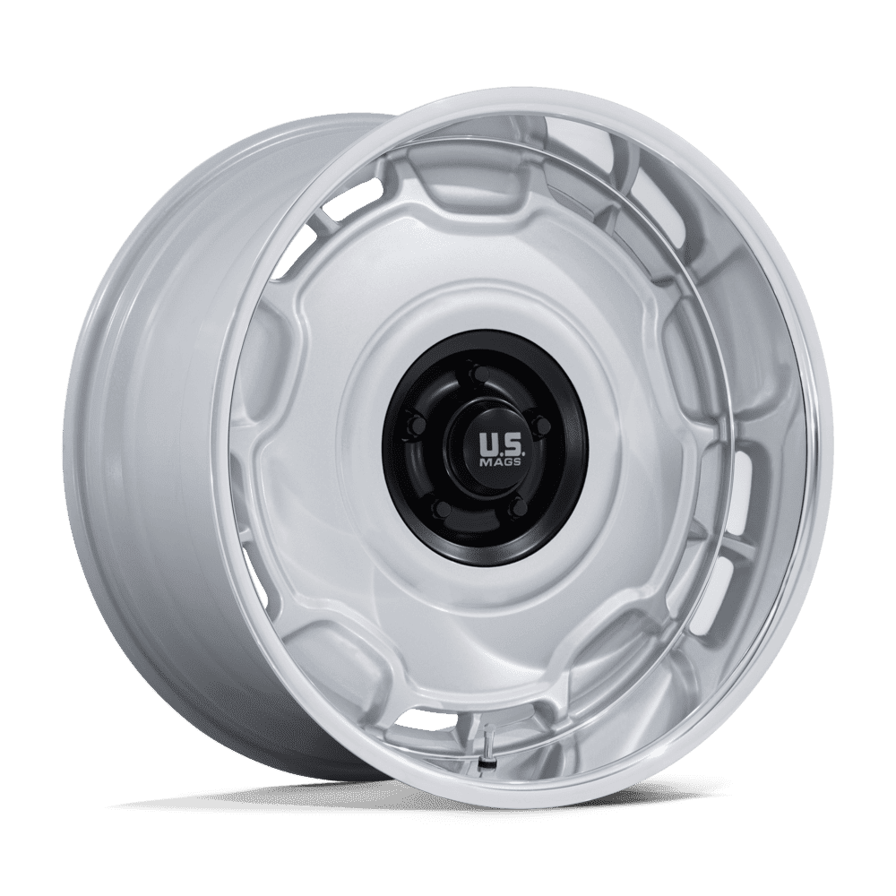 20x11 US Mags UC146 Arlington Silver Matte Black Center Wheel 5x5 (-6mm ...