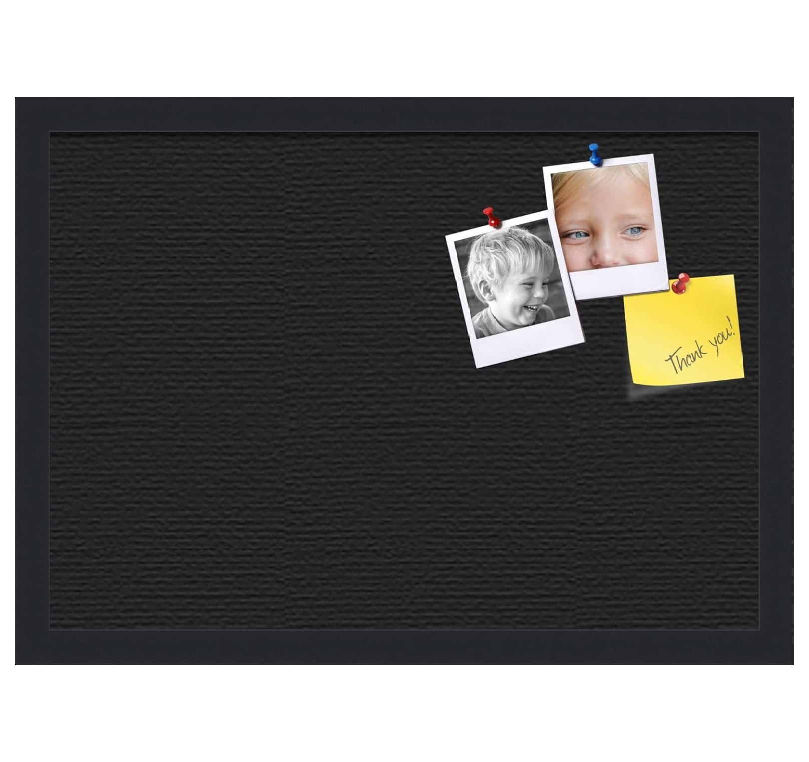 20x14 Inch Cork Bulletin Board. This Decorative Framed Pin Board Comes ...