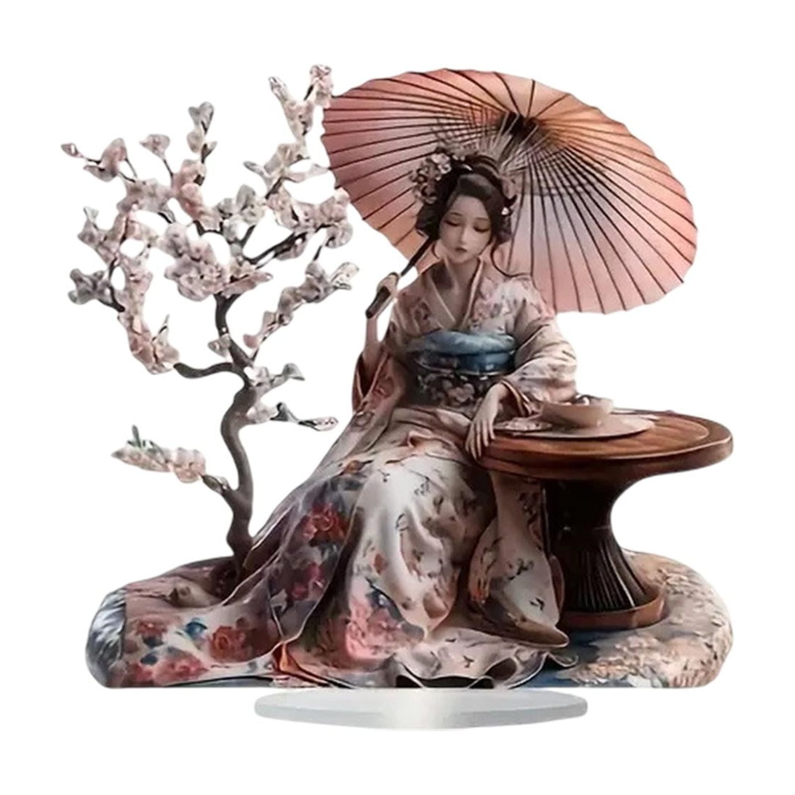 20x15cm Acrylic Standing Display Ornament, Modern Art Tabletop Decor ...