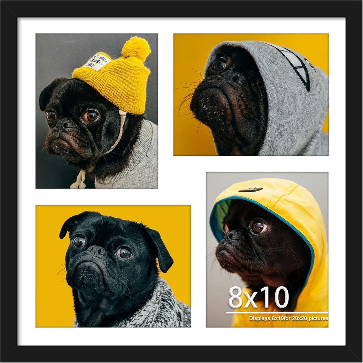 20x20 Collage Picture Frame 8x10 Collage Picture Frame Displays Four ...