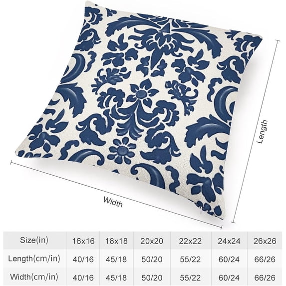 20x20 Inch Summer Pillow Covers Classical Square Pillowcases Farmhouse ...