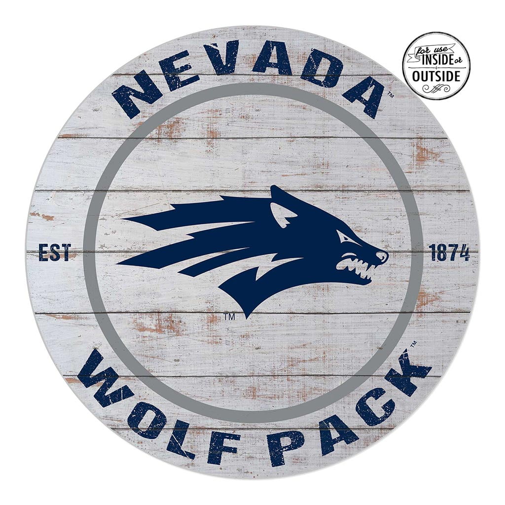 20x20 Indoor Outdoor Weathered Circle Nevada Wolf Pack - Walmart.com