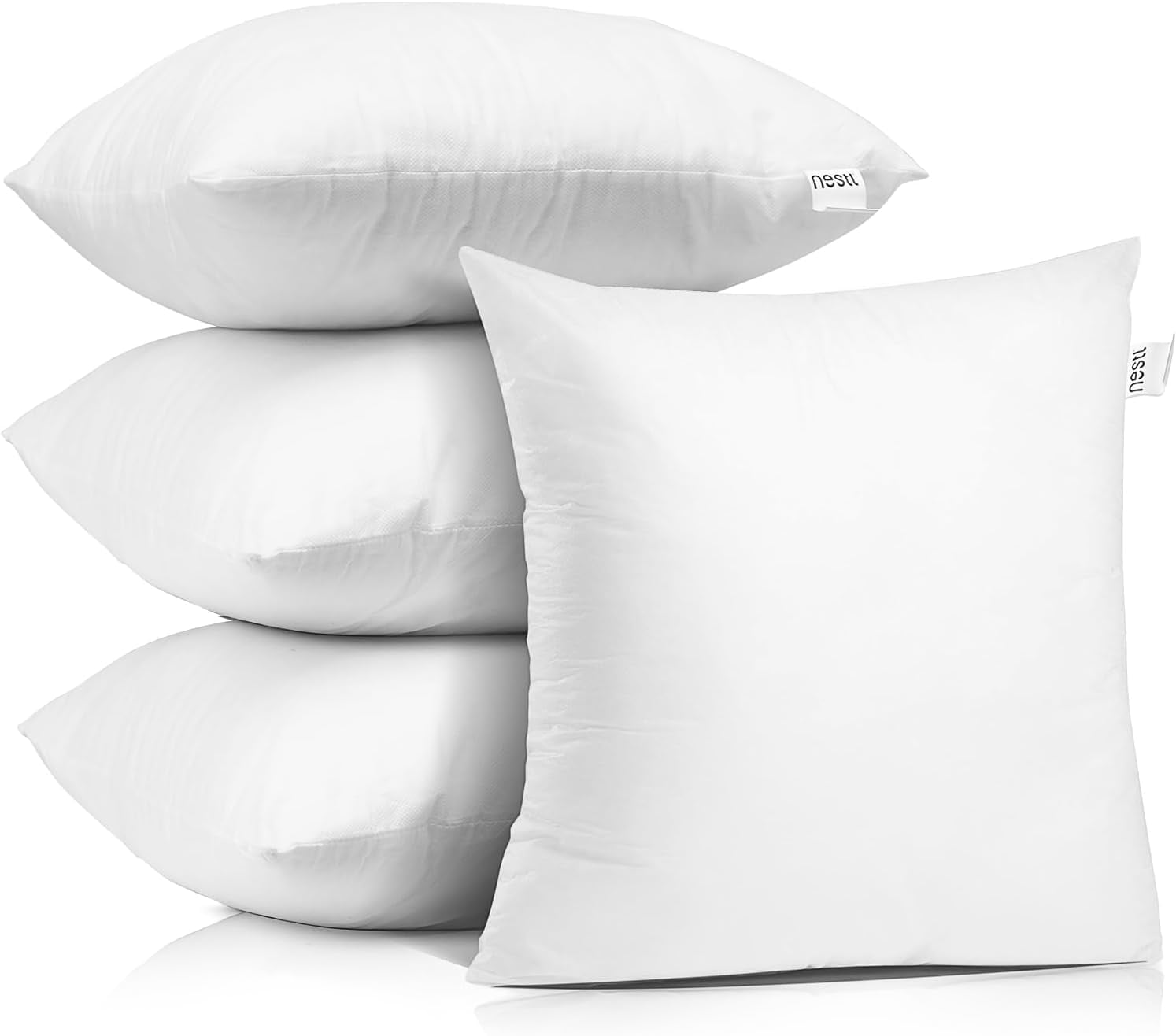 20x20 Pillow Inserts - Throw Pillow Insert 20x20, 4 Pack Square Pillows ...