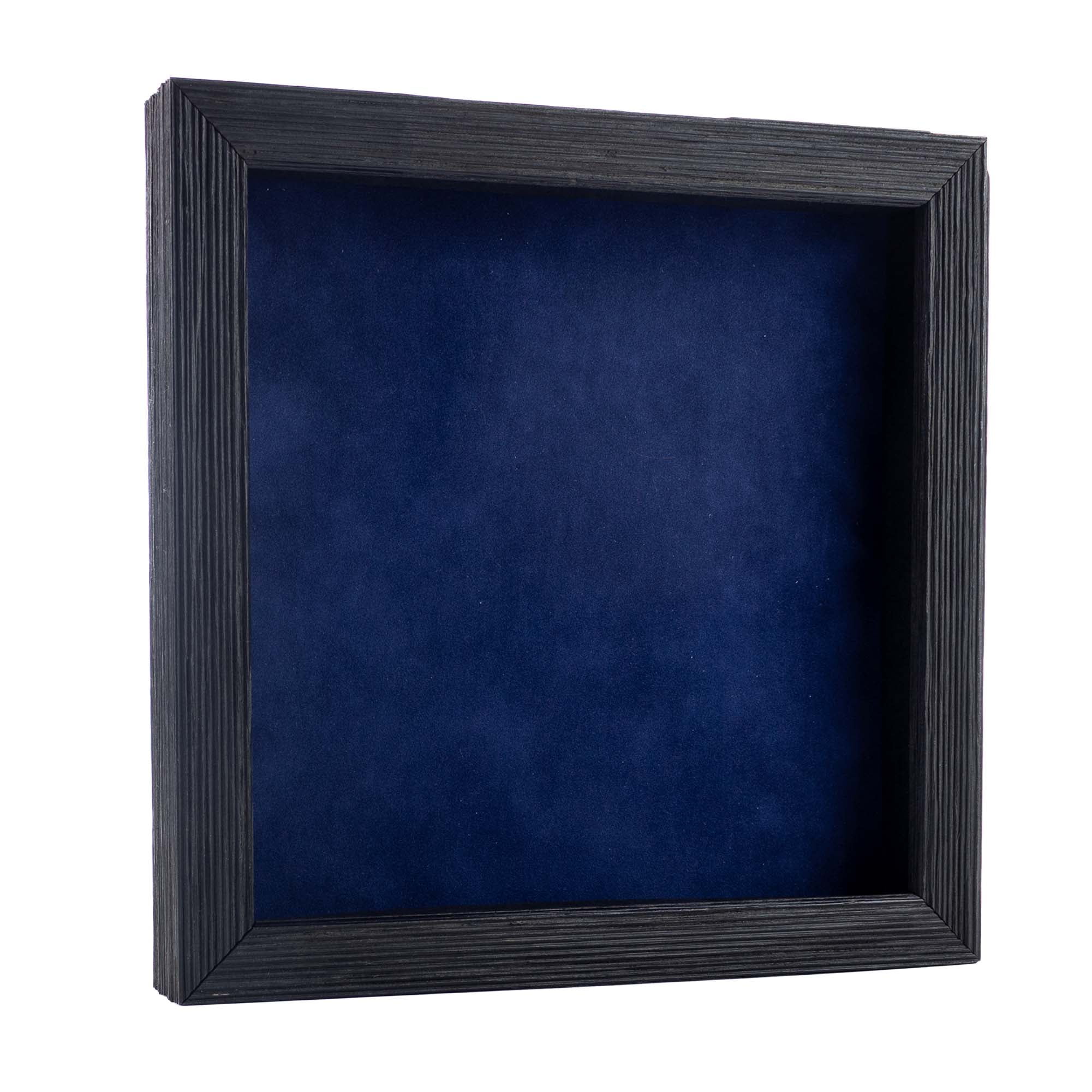 20x20 Shadow Box Frame Barnwood Black Wood | With a 1" Usable Display ...