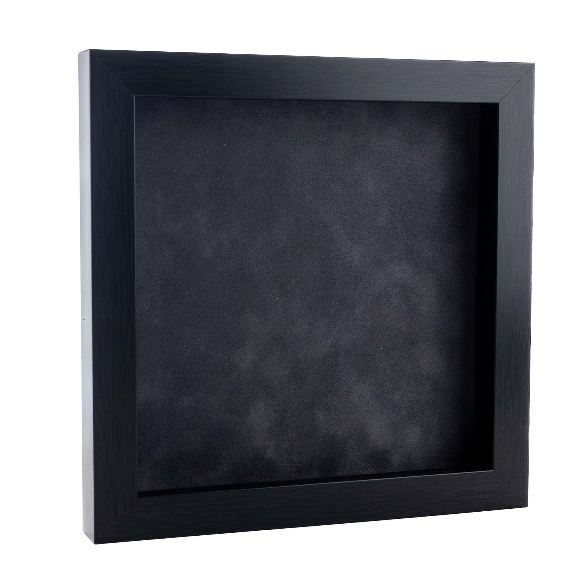 20x20 Shadow Box Frame Charcoal Gray Wood | With a 3/4" Usable Display ...