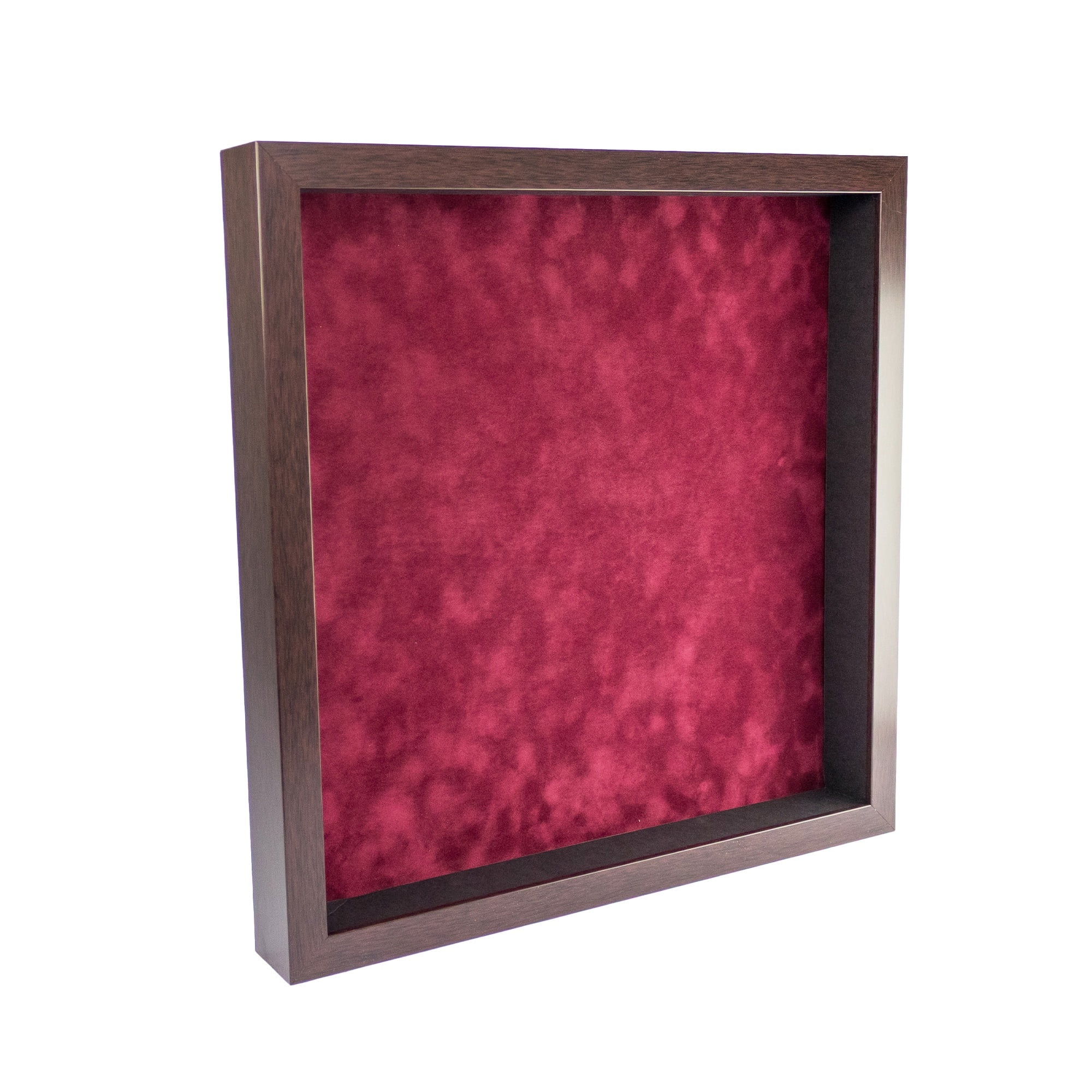 20x20 Shadow Box Frame In Brown With A 1 3/4" Usable Depth Includes ...