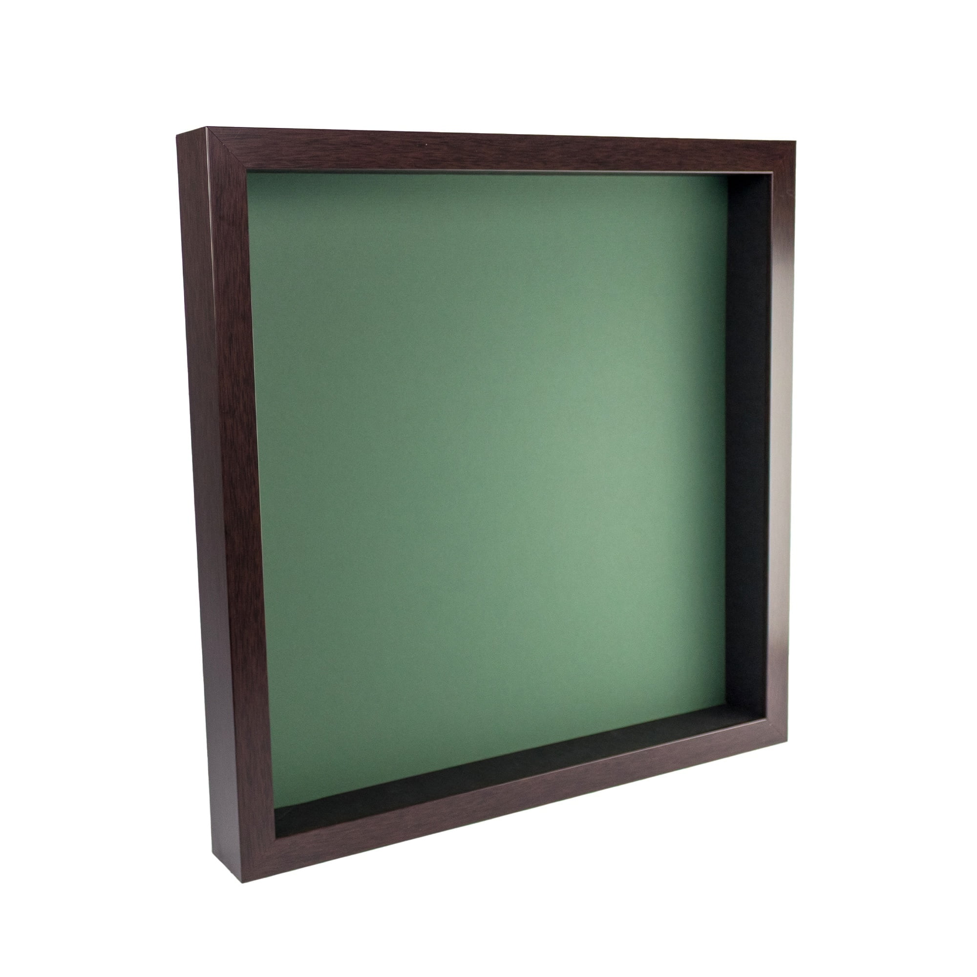 20x20 Shadow Box Frame In Brown With A 1 3/4" Usable Depth Includes ...