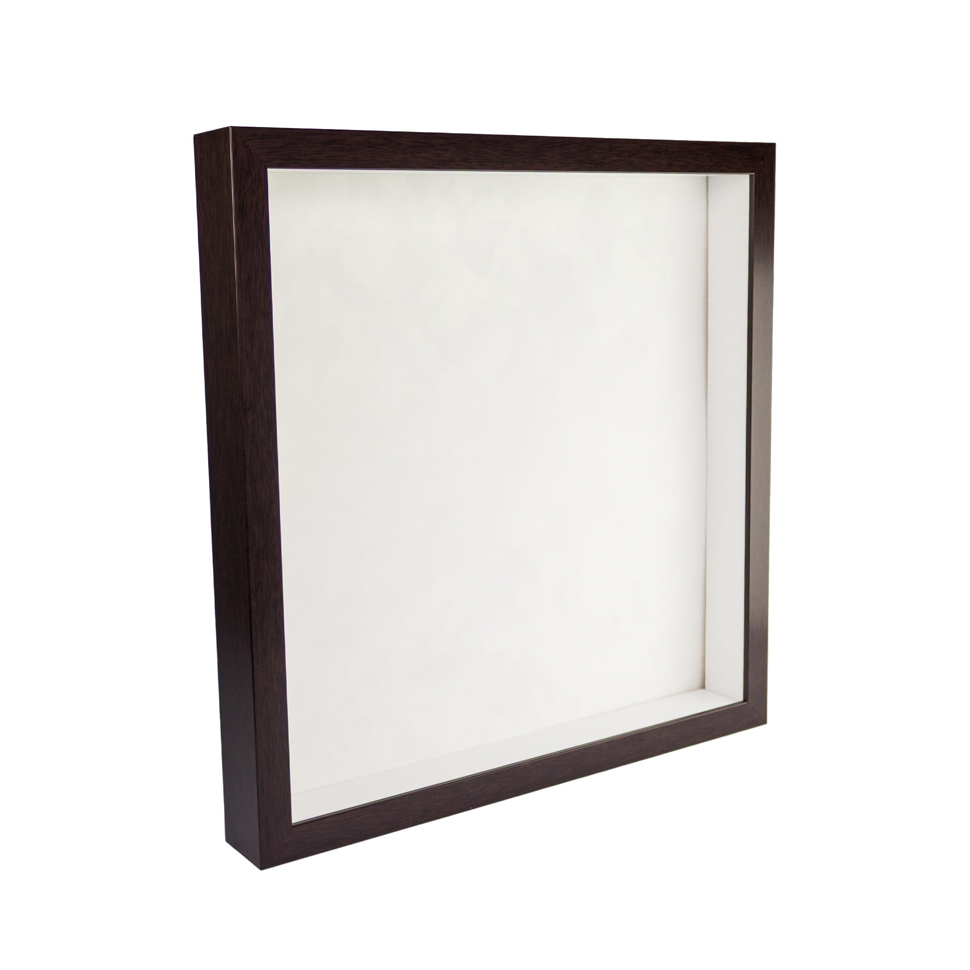 20x20 Shadow Box Frame In Brown With A 1 3/4" Usable Depth Includes ...