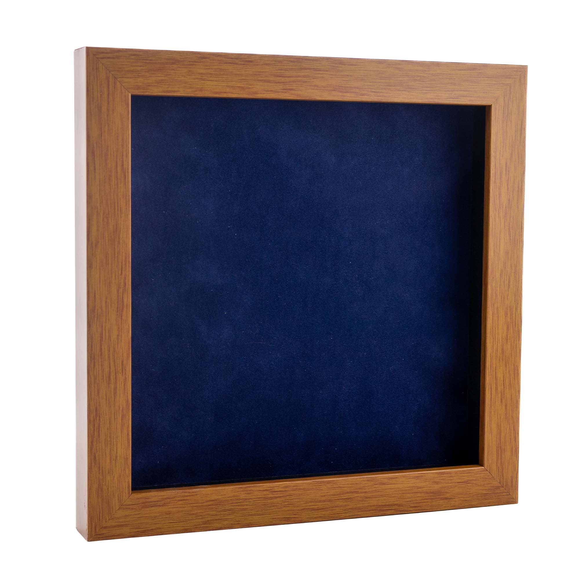 20x20 Shadow Box Frame Light Brown Wood | With a 3/4" Usable Display ...