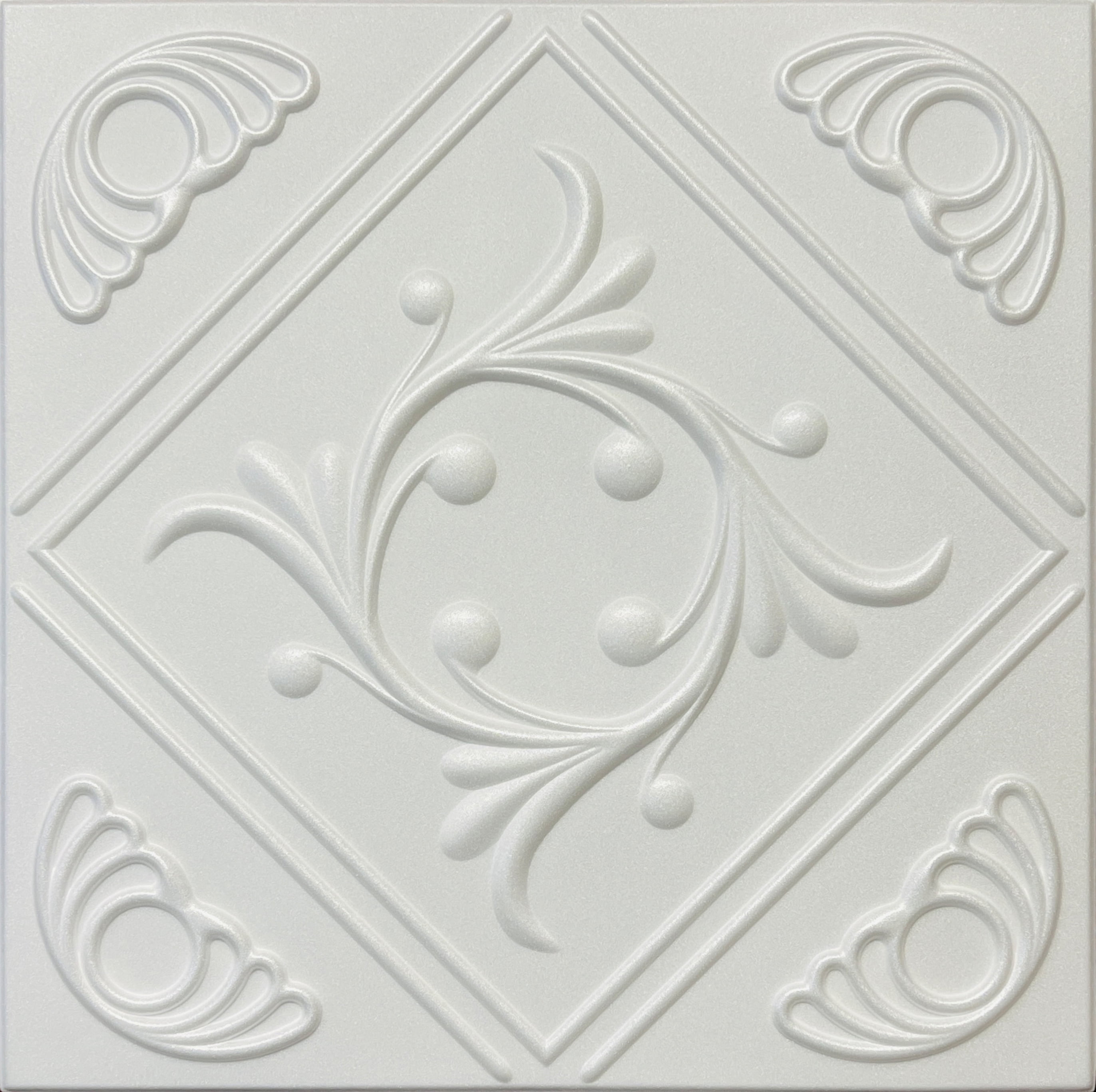 20x20 Styrofoam Ceiling Tiles Glue-Up Decorative Panels for Easy DIY ...