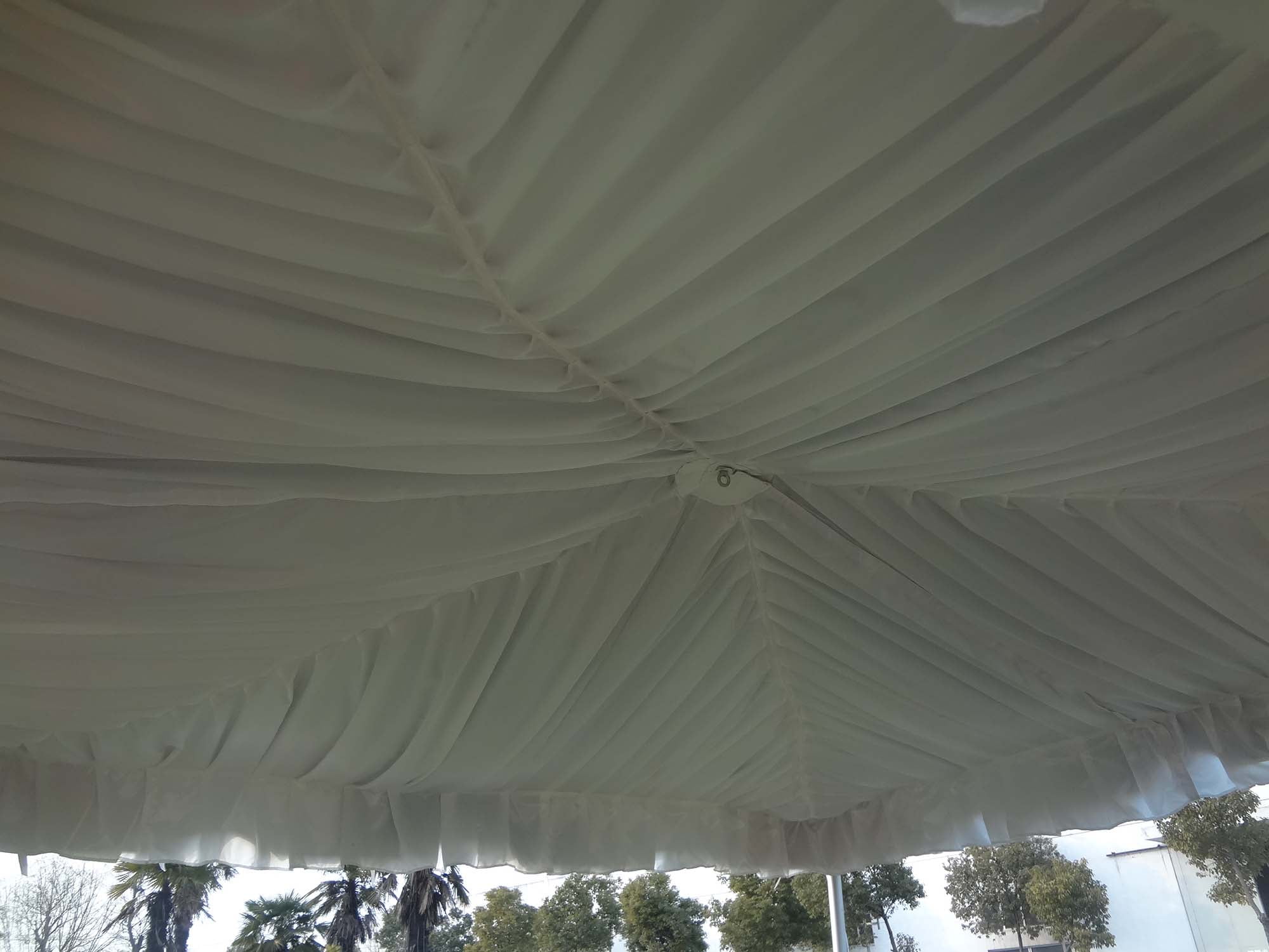 20x20 White West Coast Tent Draping Liner Elegant Drapery for Party ...