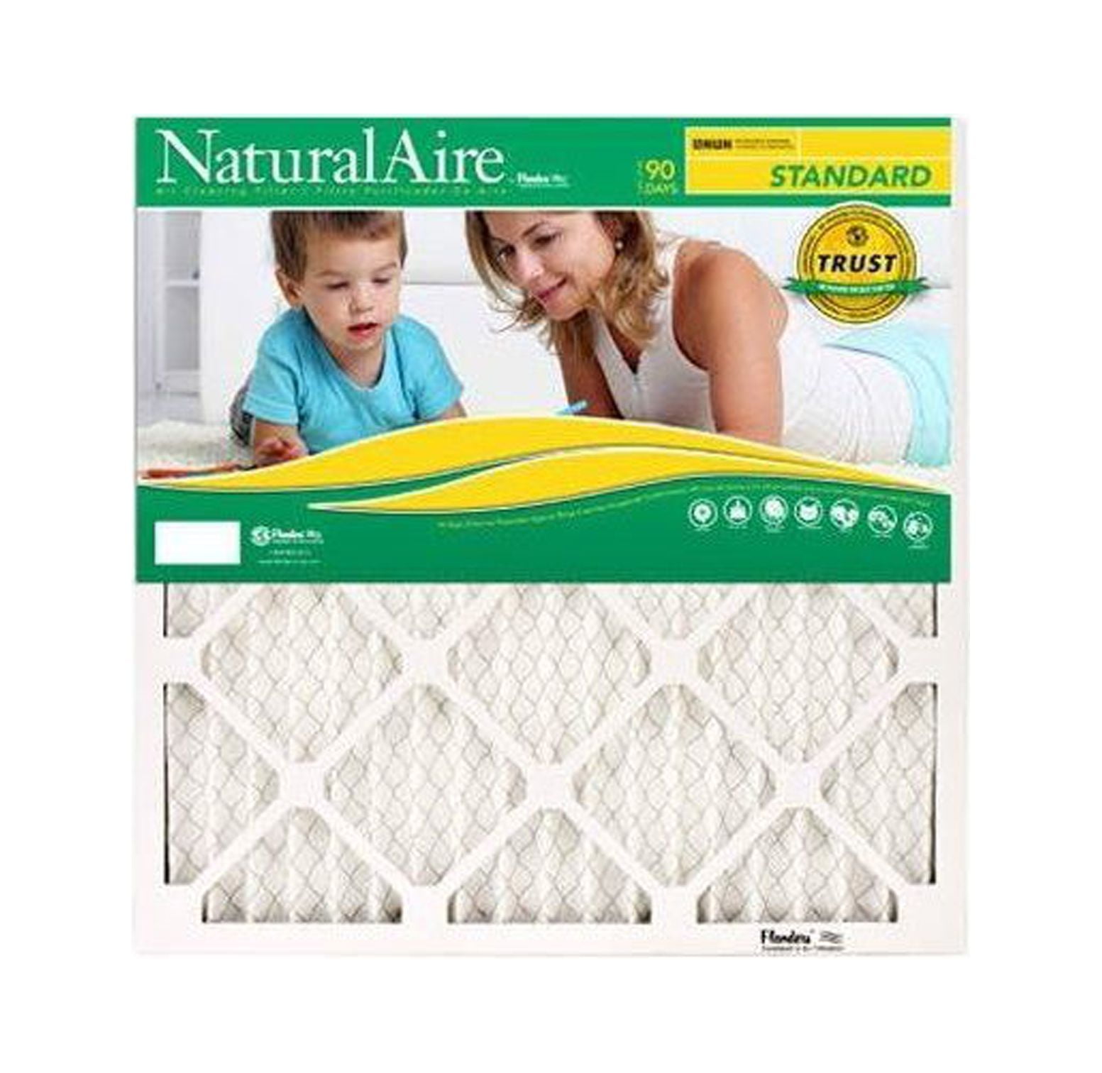 20x20x1, Naturalaire Standard Air Filter Merv 8, Pack of 12 - Walmart.com