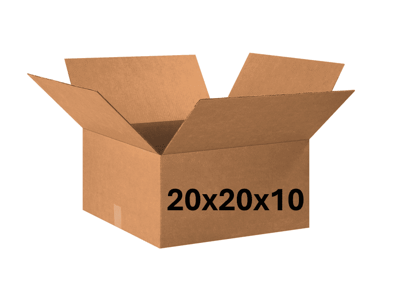 20x20x10 (200 lb strength) | SINGLE CARDBOARD BOX - Walmart.com