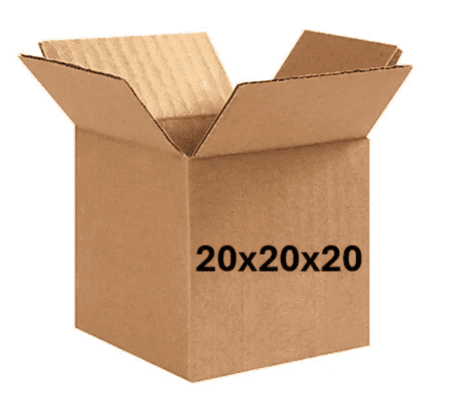 20x20x20 (200 lb strength) | SINGLE CARDBOARD BOX - Walmart.com