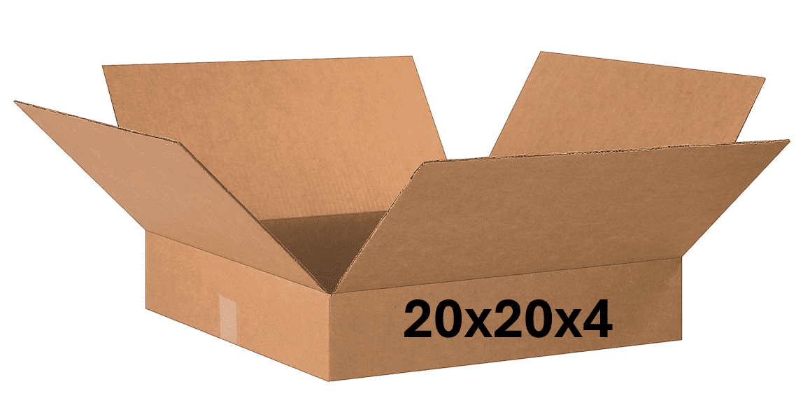20x20x4 (200 lb strength) | SINGLE CARDBOARD BOX - Walmart.com