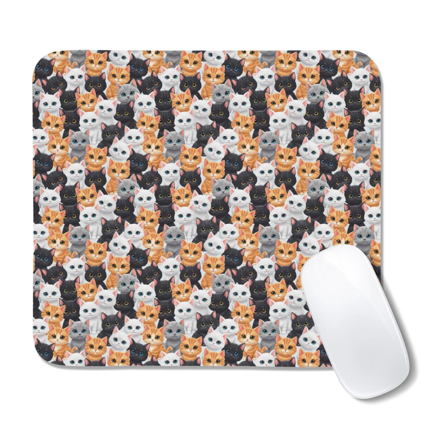 20x22.5cm Mouse Pad, Non-Slip Waterproof Rubber Base, Smooth Precise ...