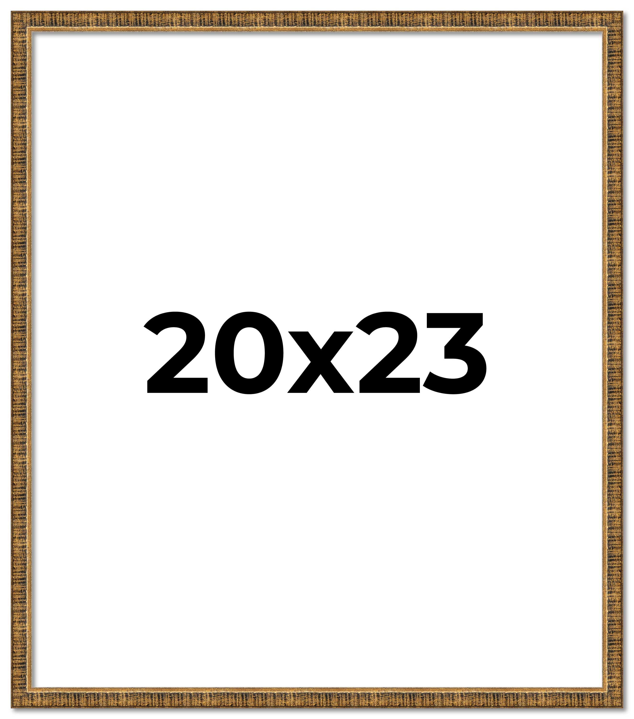 20x23 Frame Gold Solid Wood Picture Frame - Complete Modern Photo Frame ...