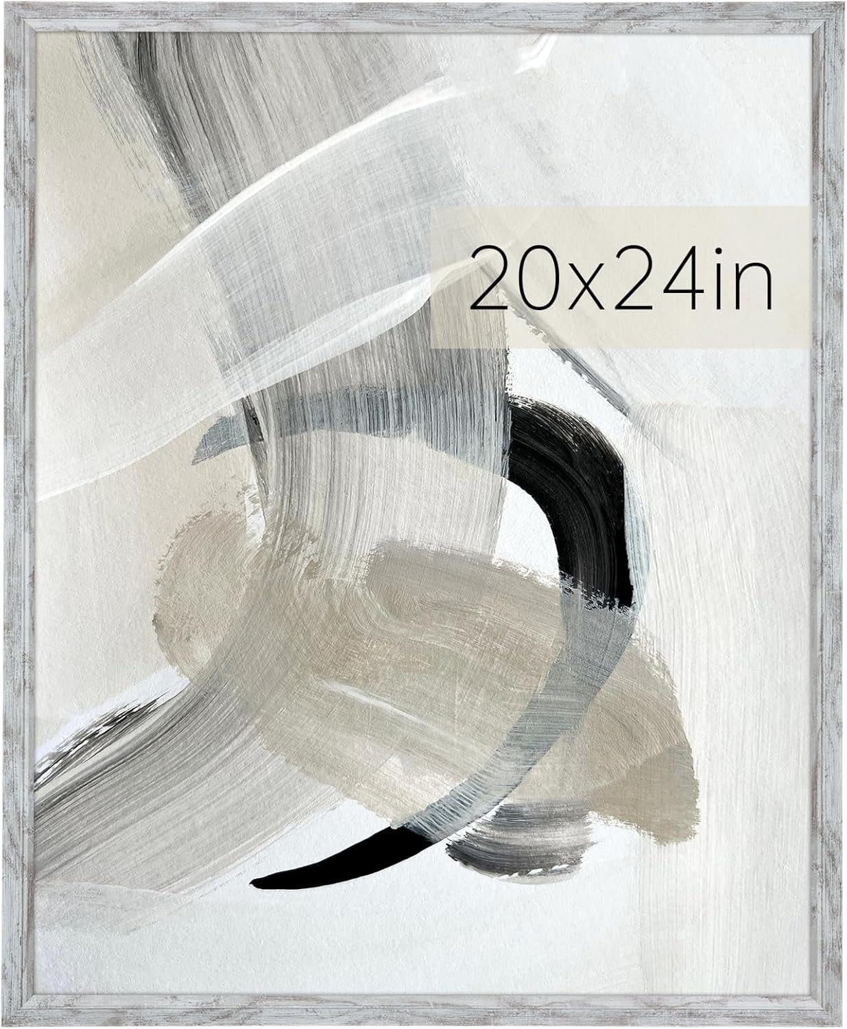 20x24 Picture Frame, Gray Poster Frame, Home Decor Natural Gallery ...