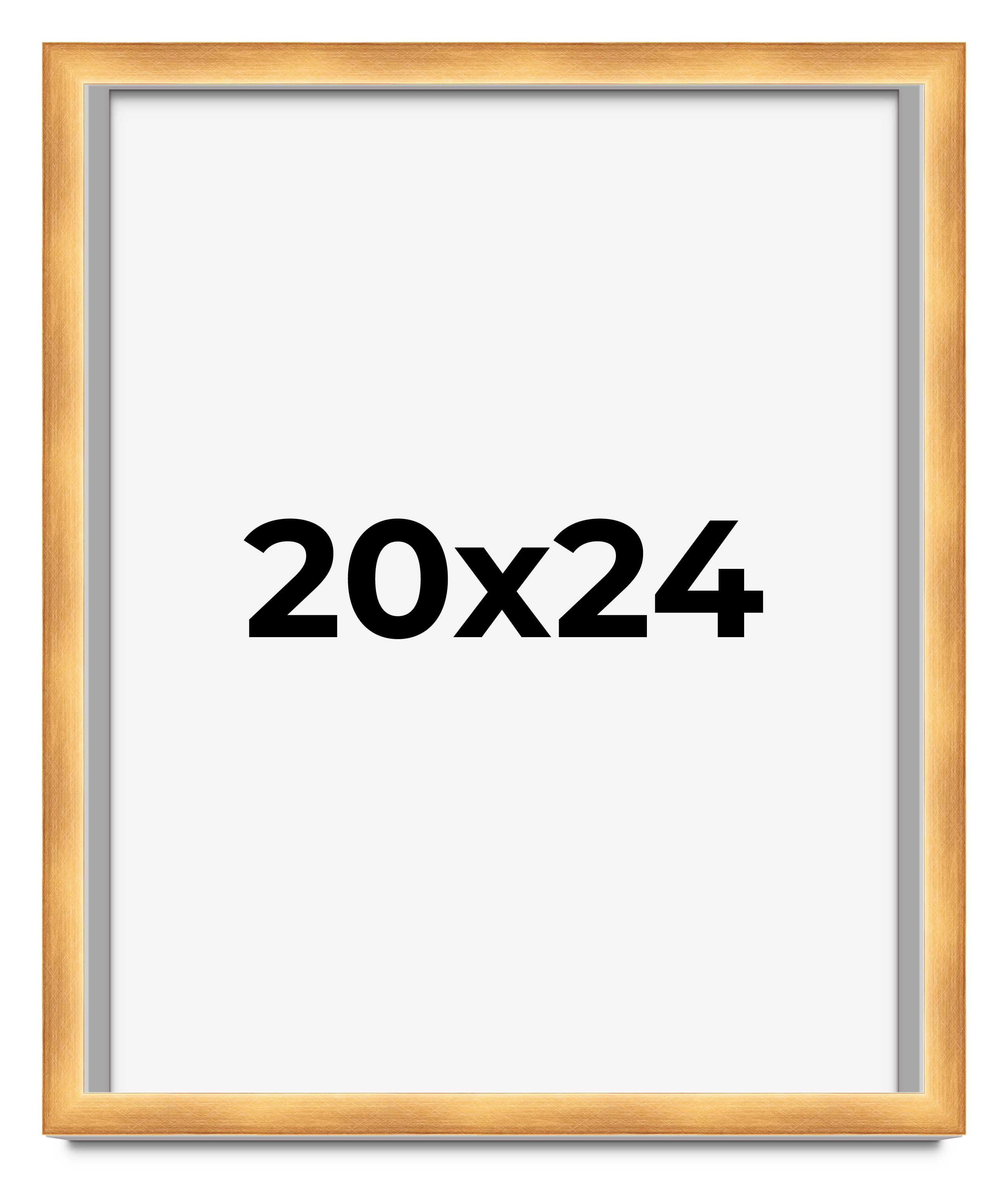 20x24 Shadow Box Bronze Cross-Brushed Display Frame | 1.625 Inches Deep ...