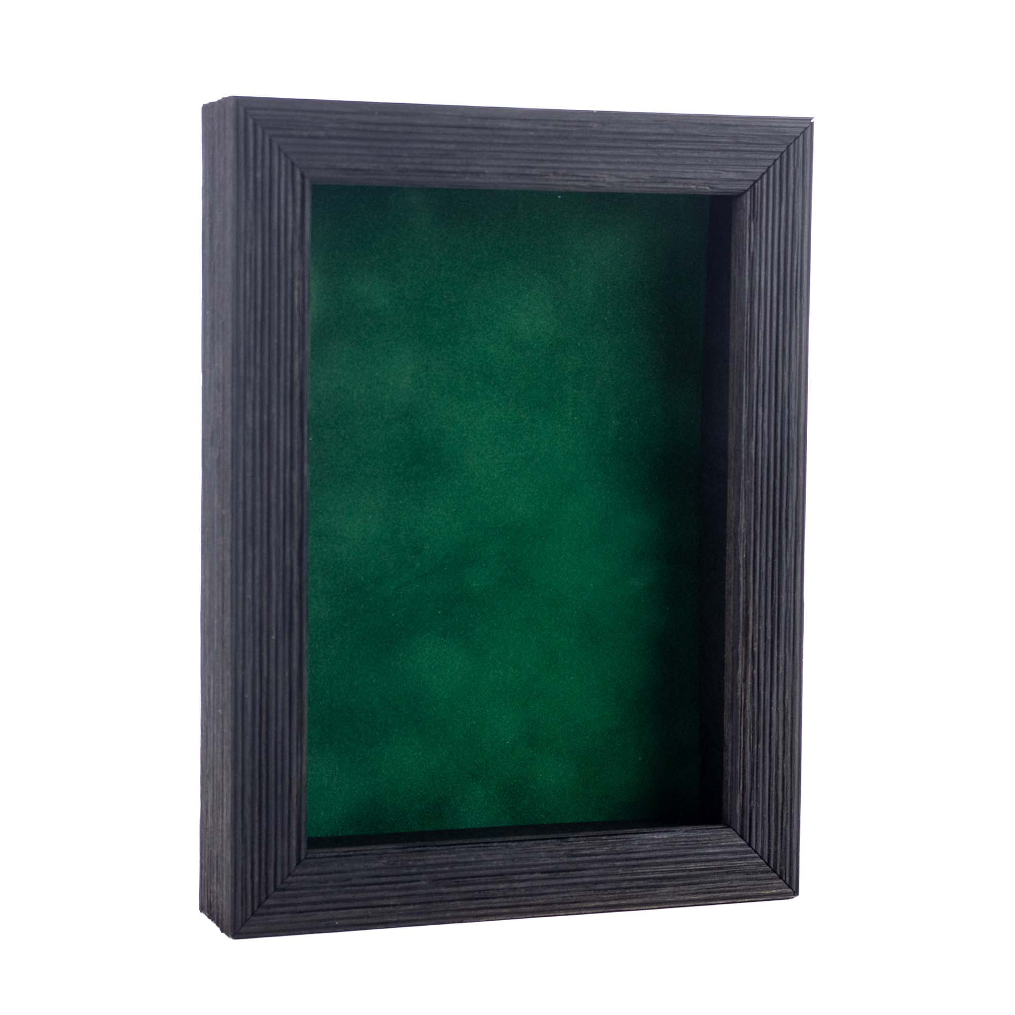20x24 Shadow Box Frame Barnwood Black Wood | With a 1" Usable Display ...