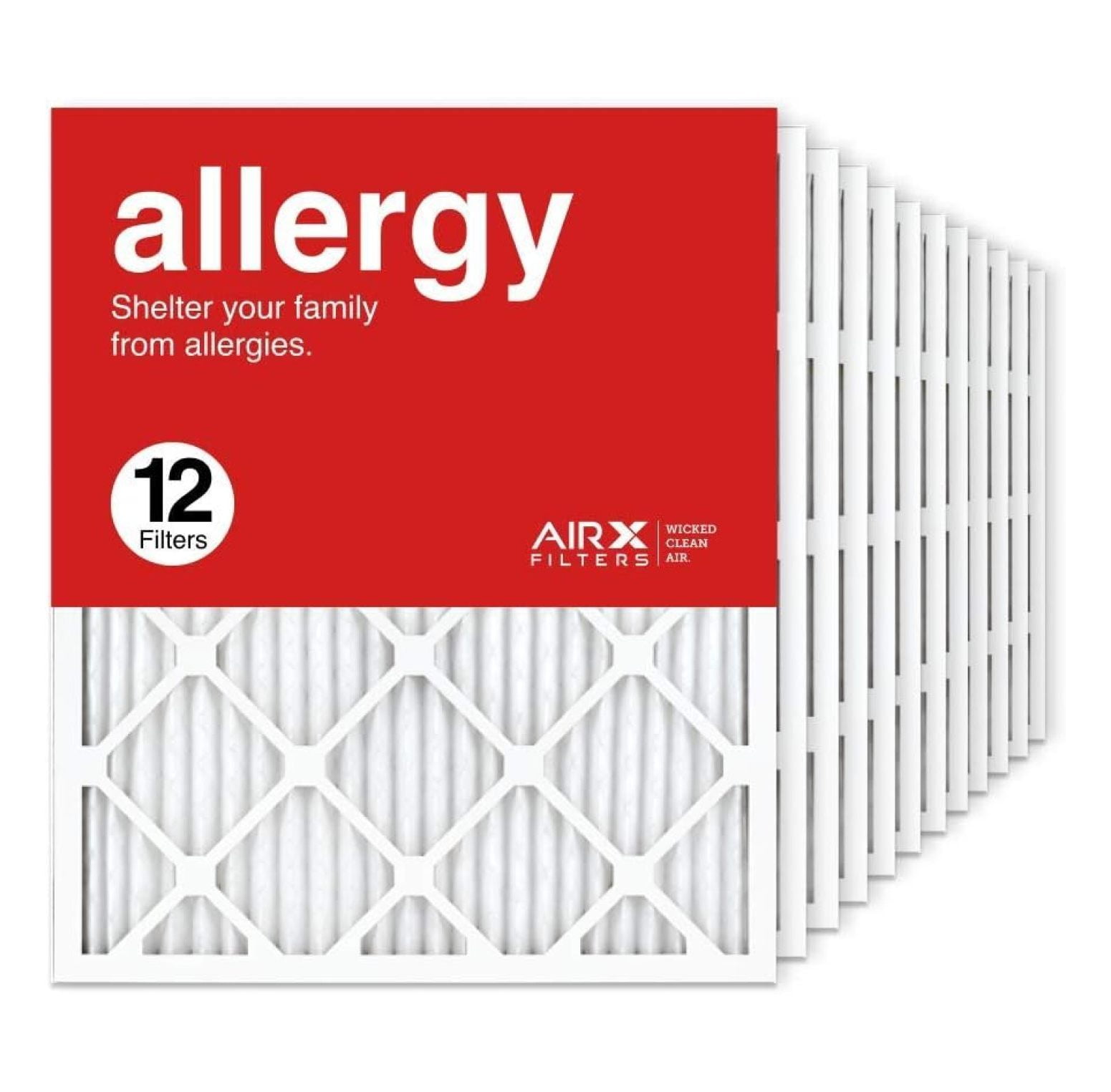 20x25x1 Air Filter MERV 11 Pleated HVAC Furnace Air Conditioning ...